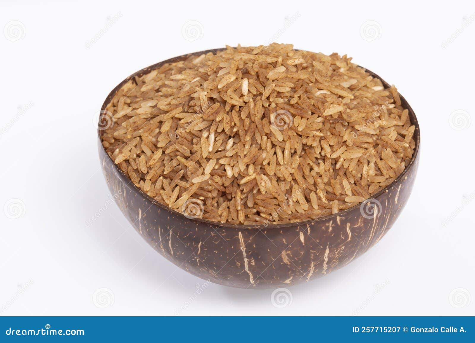 Raw Rice - Rice Ready To Prepare Coconut Rice Stock Image - Image of ...