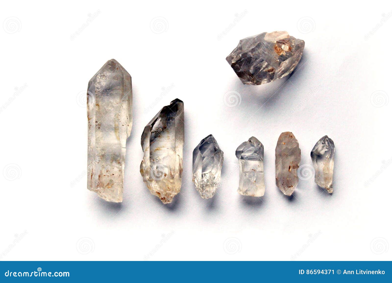 Raw rock-crystals stock image. Image of variety, crystalline - 86594371