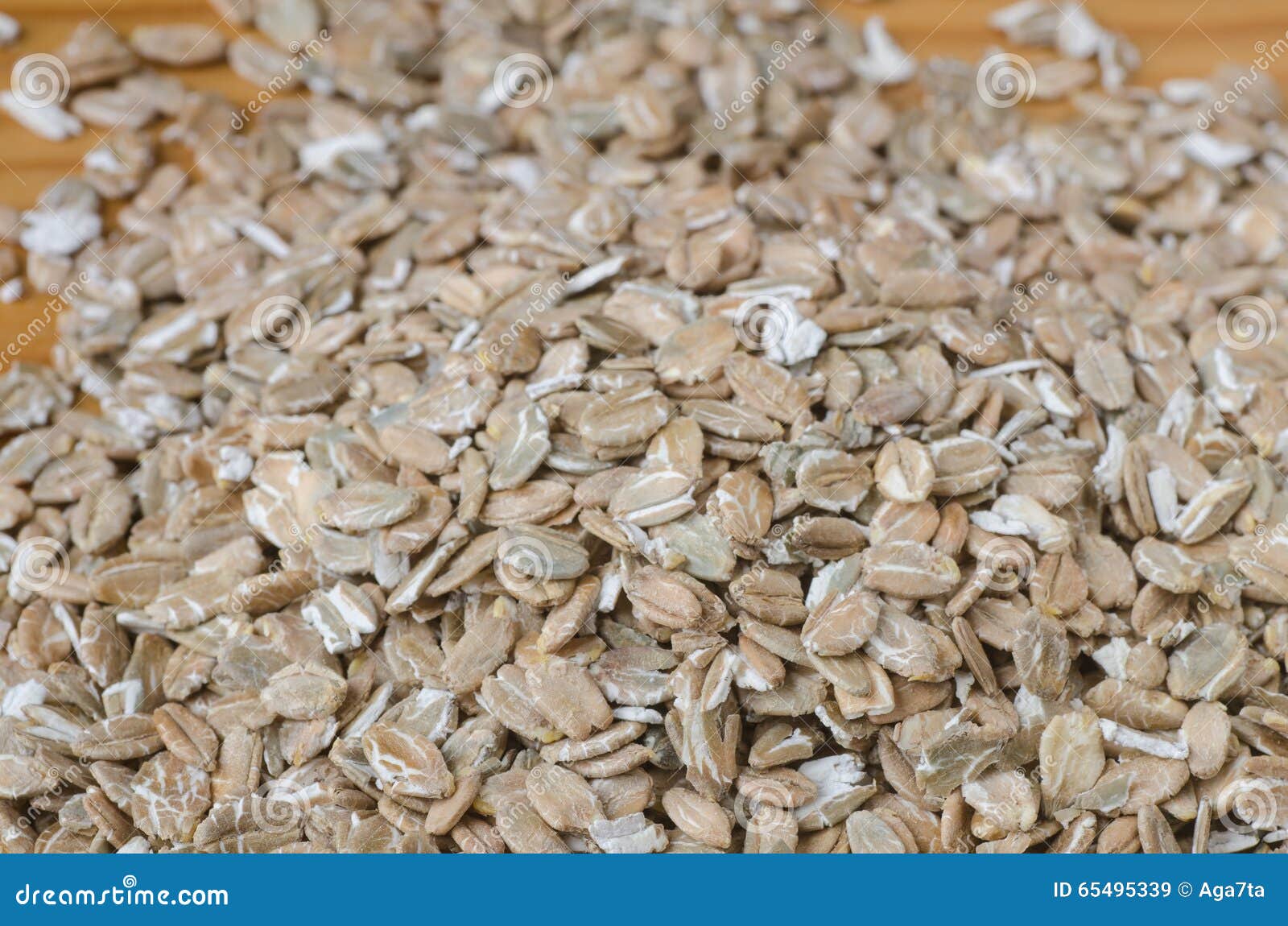 Raw rye flakes stock image. Image of pile, cereal, macro - 65495339
