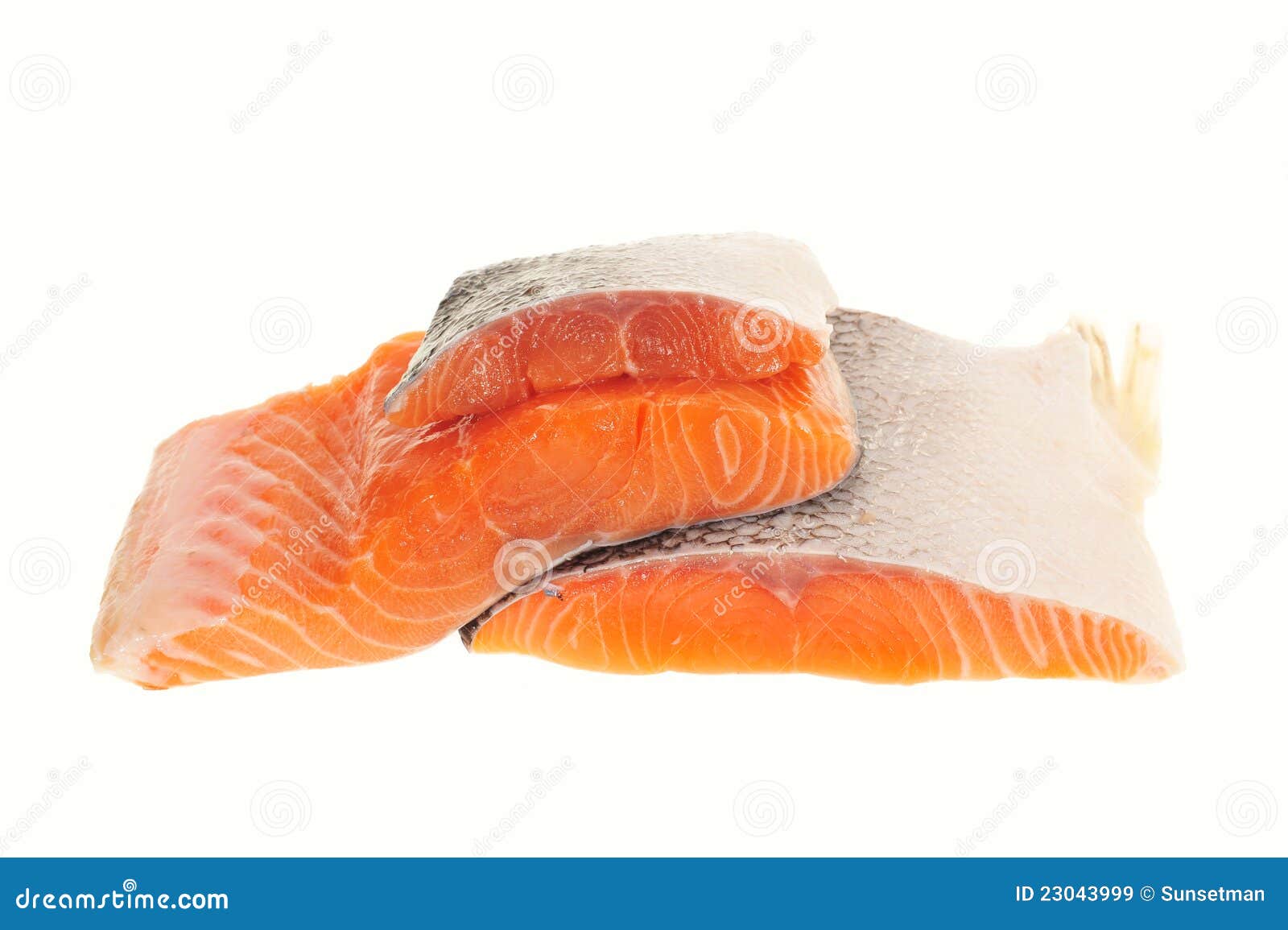 Raw Salmon Fish stock image. Image of seafood, nutrition - 23043999