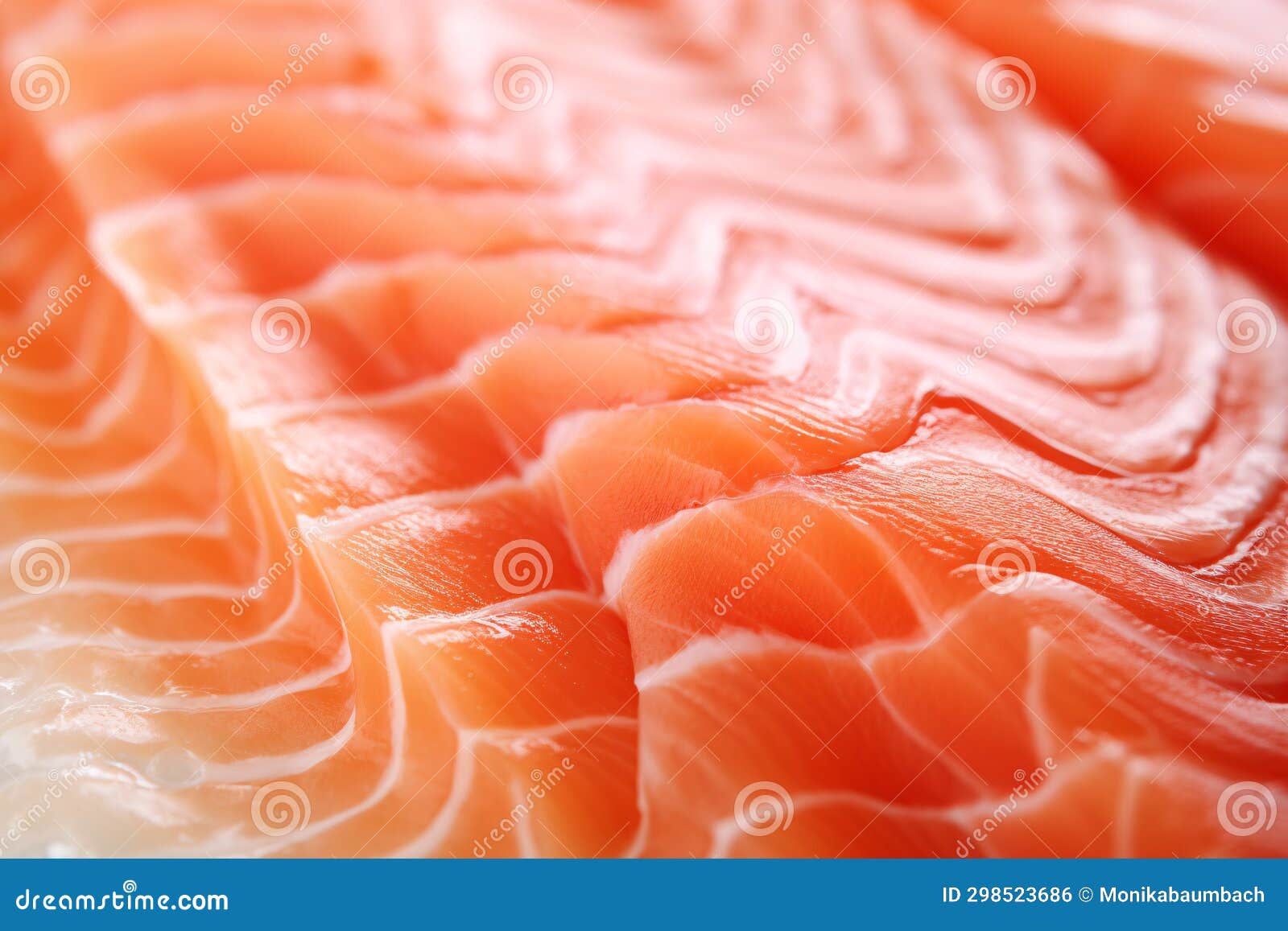 Close Up of Raw Salmon Fish Filet Stock Illustration - Illustration of ...