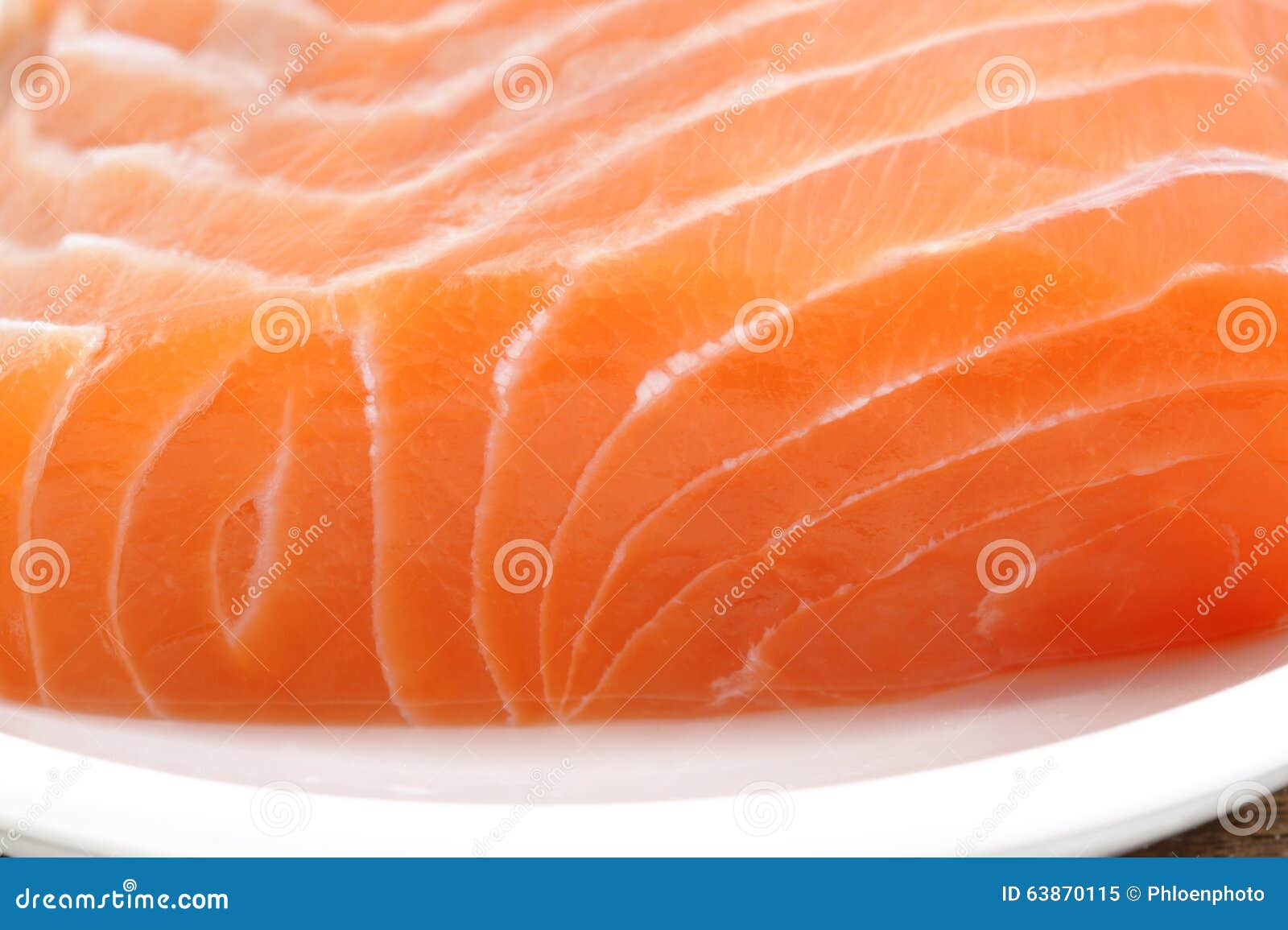 Raw salmon meat stock image. Image of close, fish, gourmet - 63870115