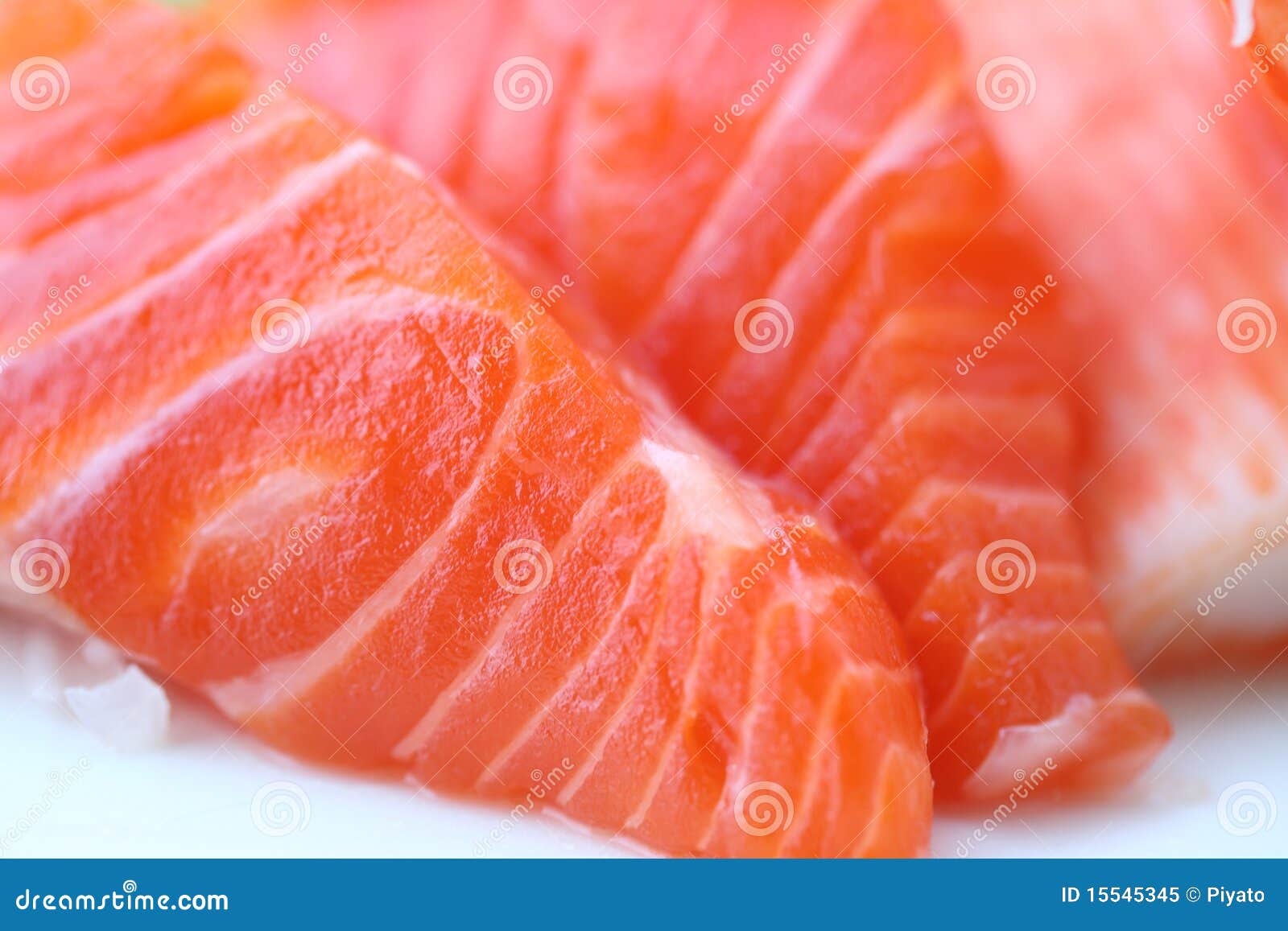Raw Salmon Sashimi Japanese Food in Macro Stock Image - Image of dining ...