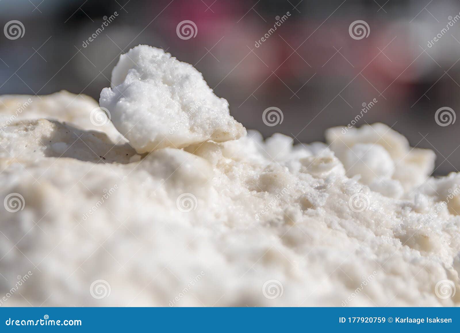 Raw Salt from Mariager Salt Center Stock Image - Image of smoke, food ...
