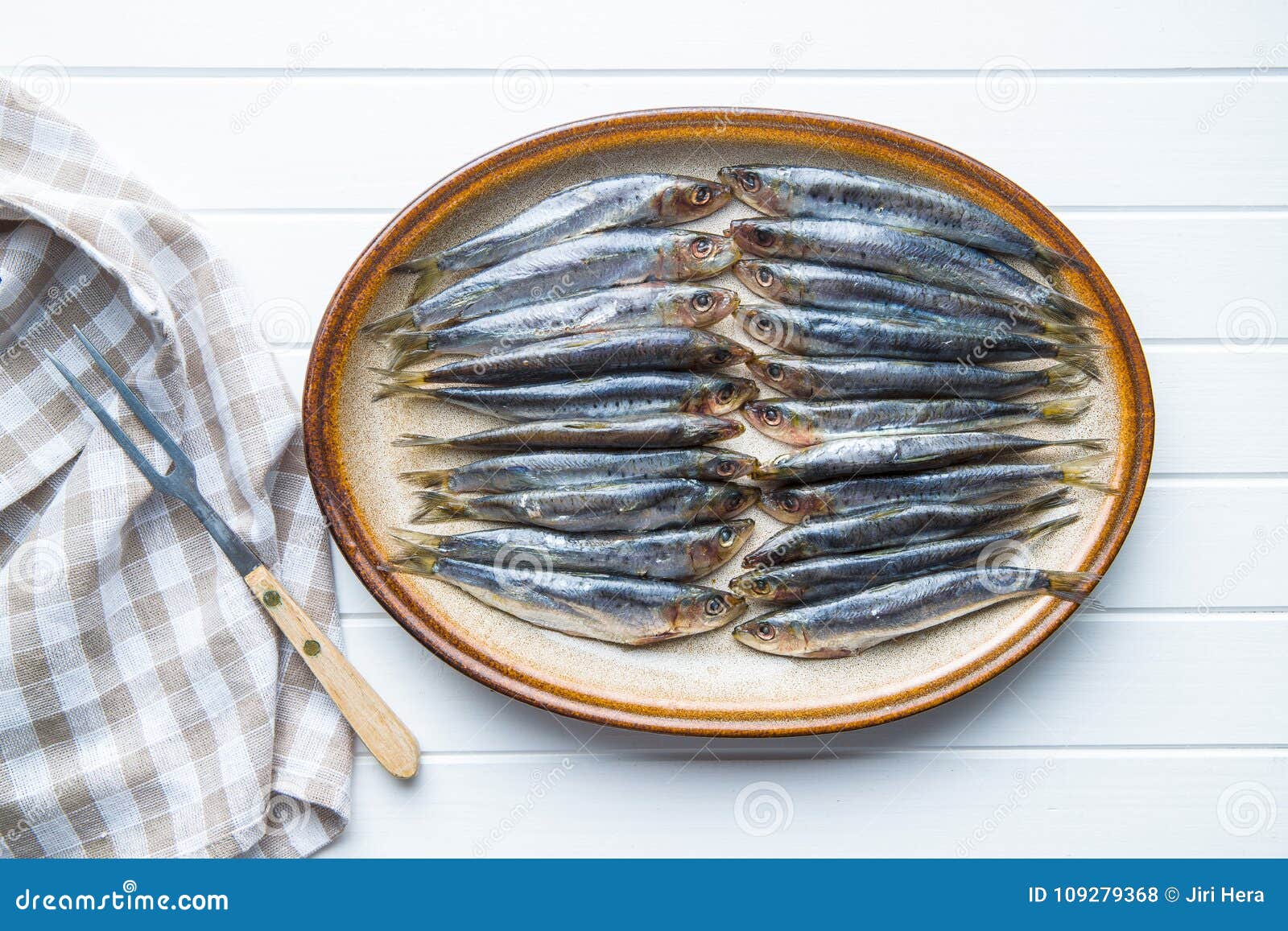 Raw sardines fish. stock photo. Image of fishing, gourmet - 109279368
