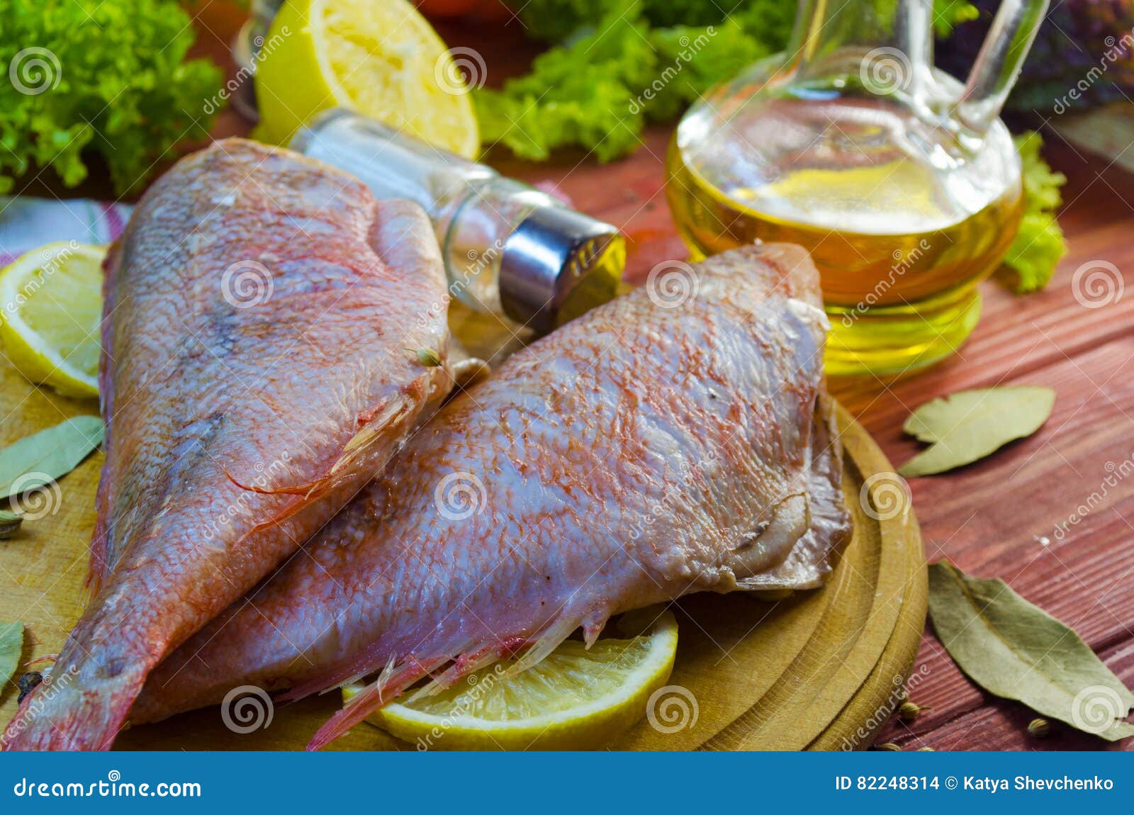 Raw sea bass stock photo. Image of kitchen, materials - 82248314