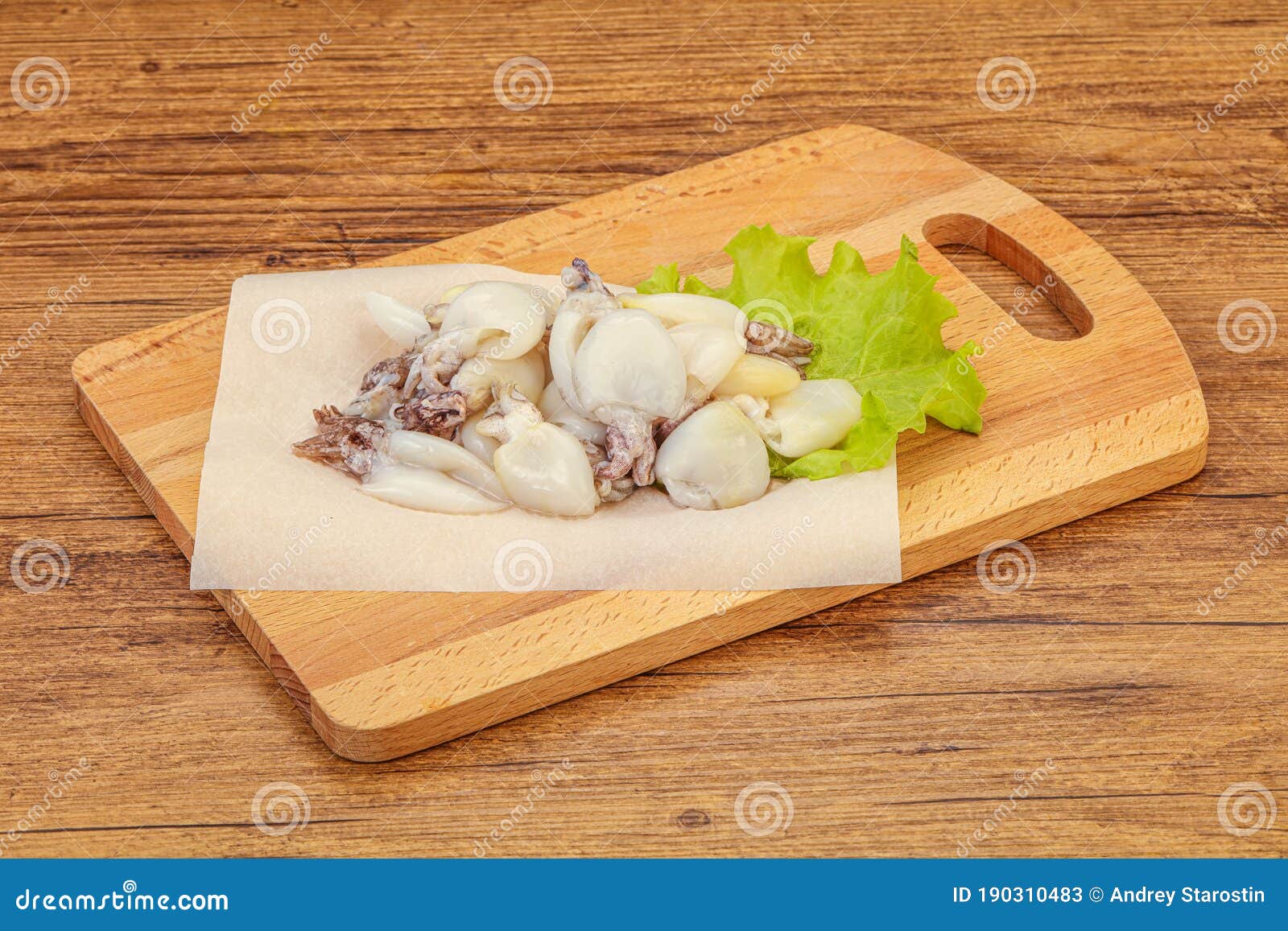 Raw Seafood - Cuttlefish for Cooking Stock Image - Image of white ...