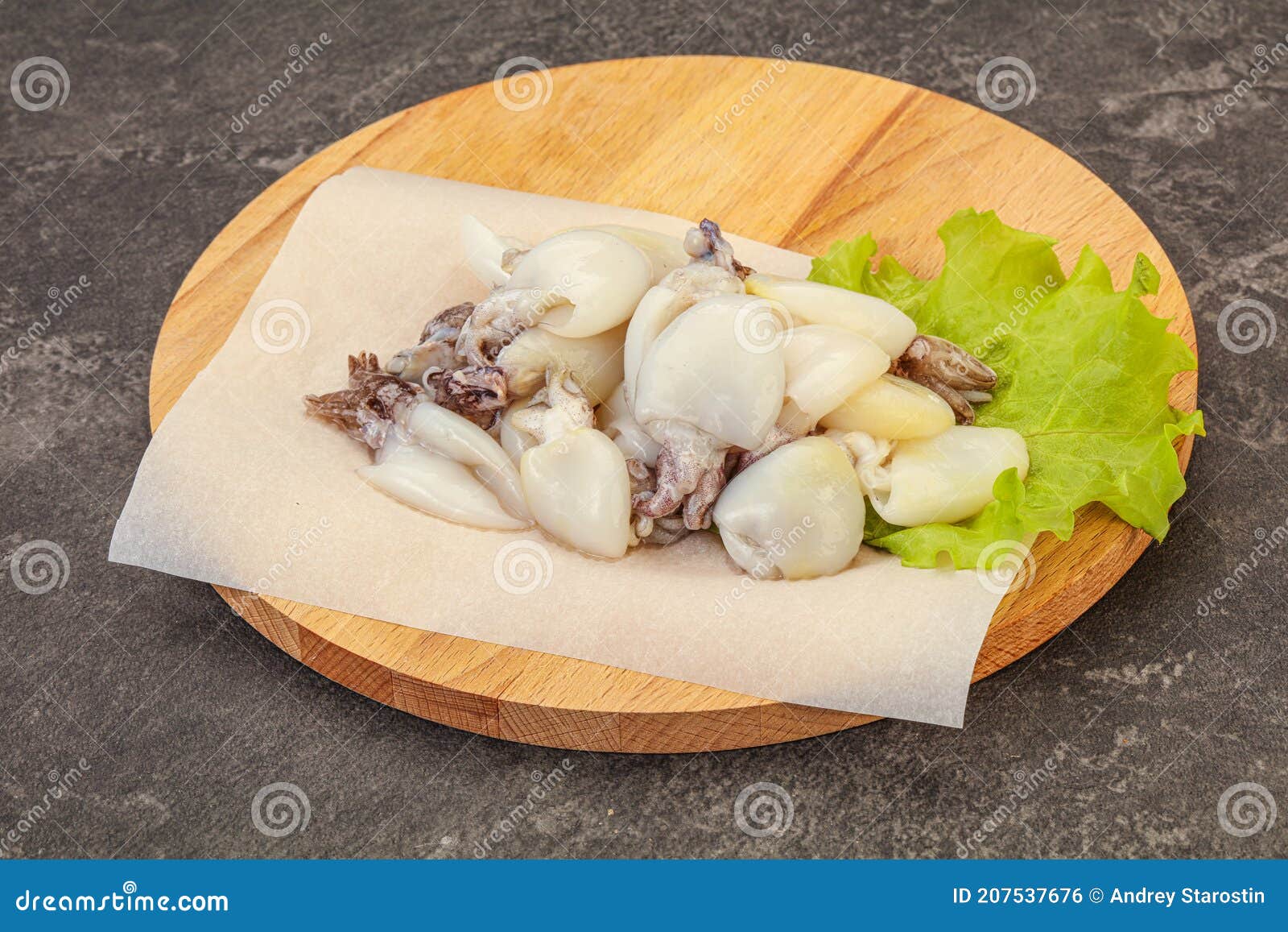 Raw Seafood - Cuttlefish for Cooking Stock Photo - Image of white ...