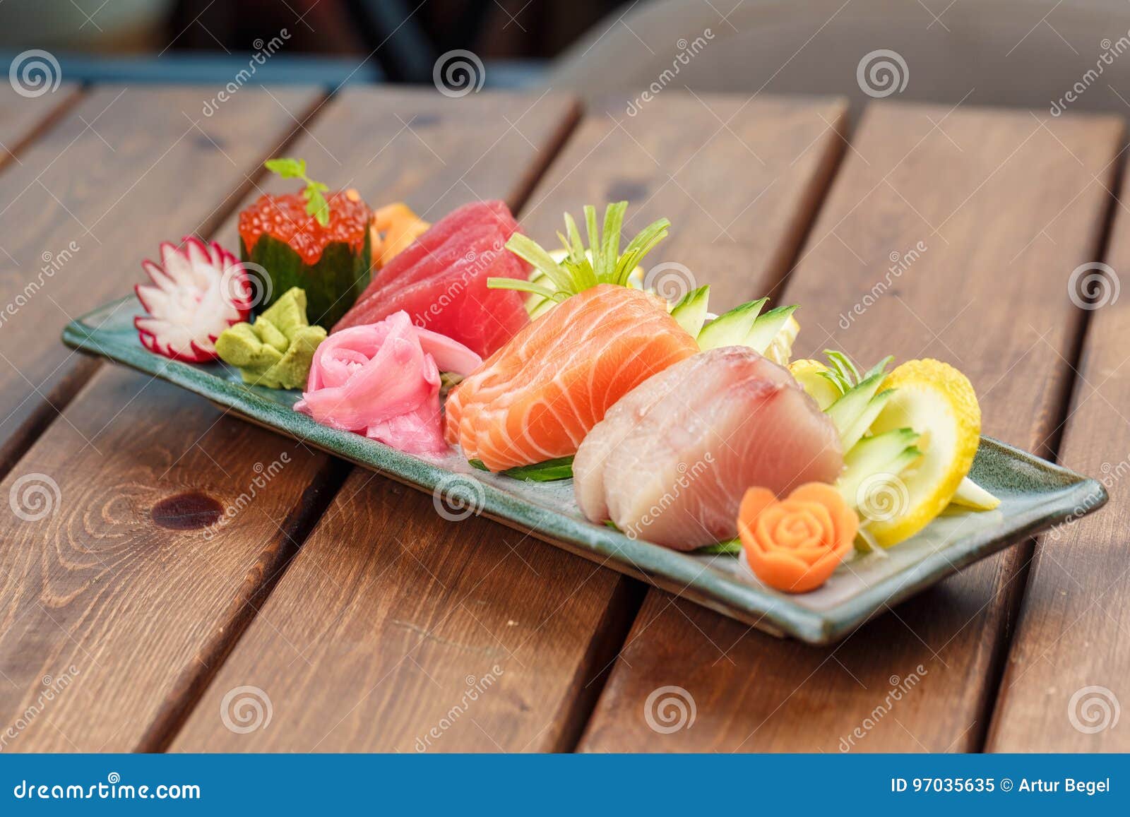 Raw Seafood selections stock image. Image of salmon, cold - 97035635