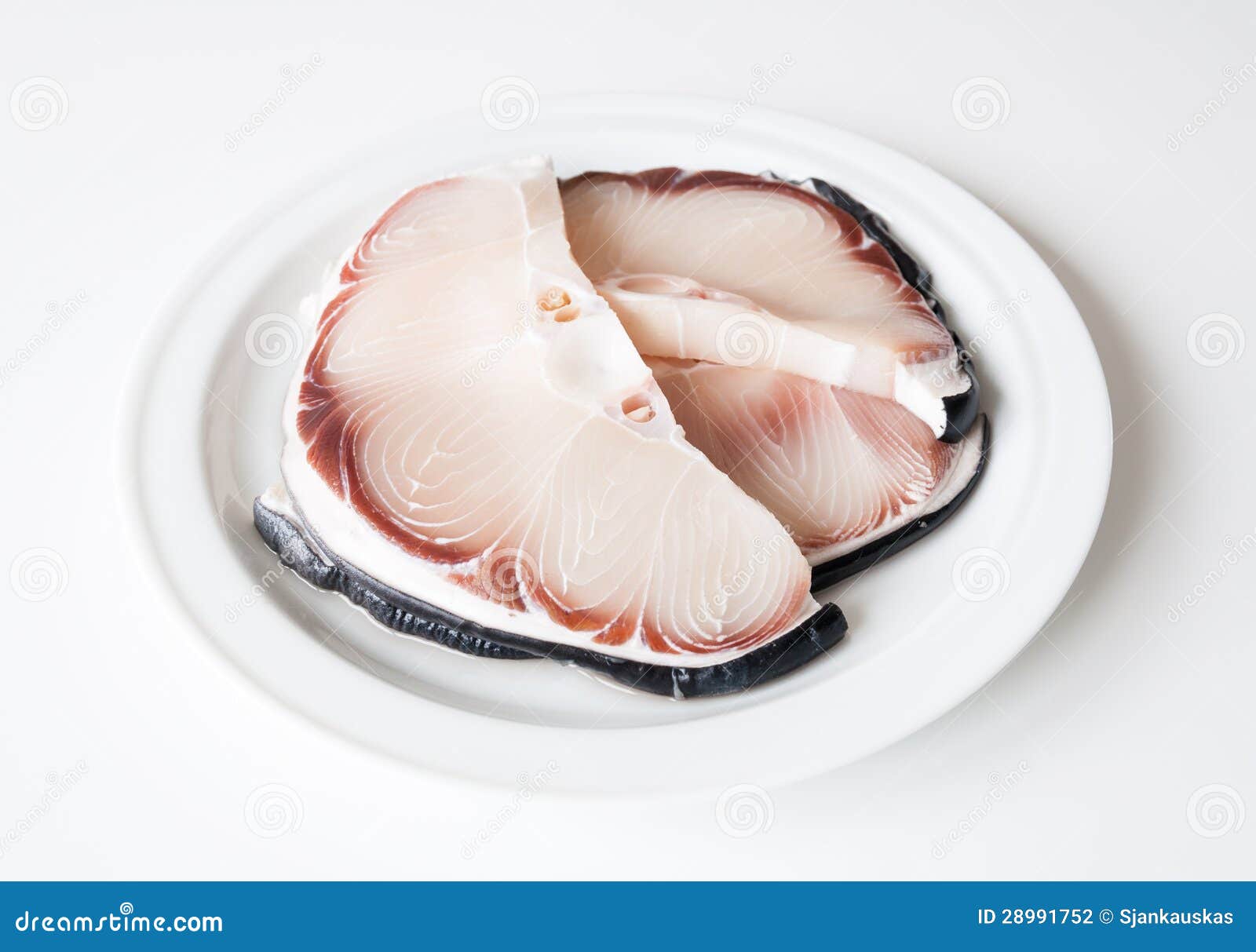 Raw shark meat stock photo. Image of fresh, slice, closeup - 28991752