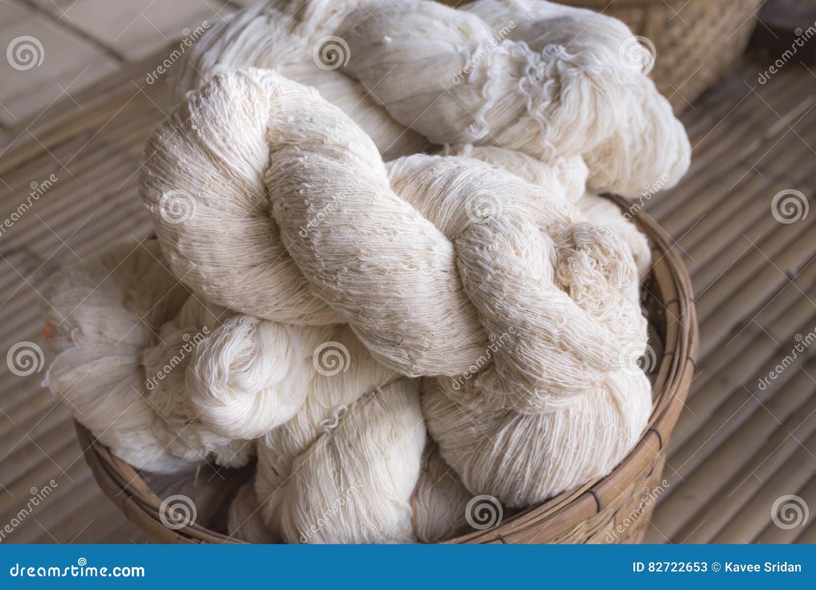 Raw silk thread stock image. Image of pupa, hearty, heaps - 82722653