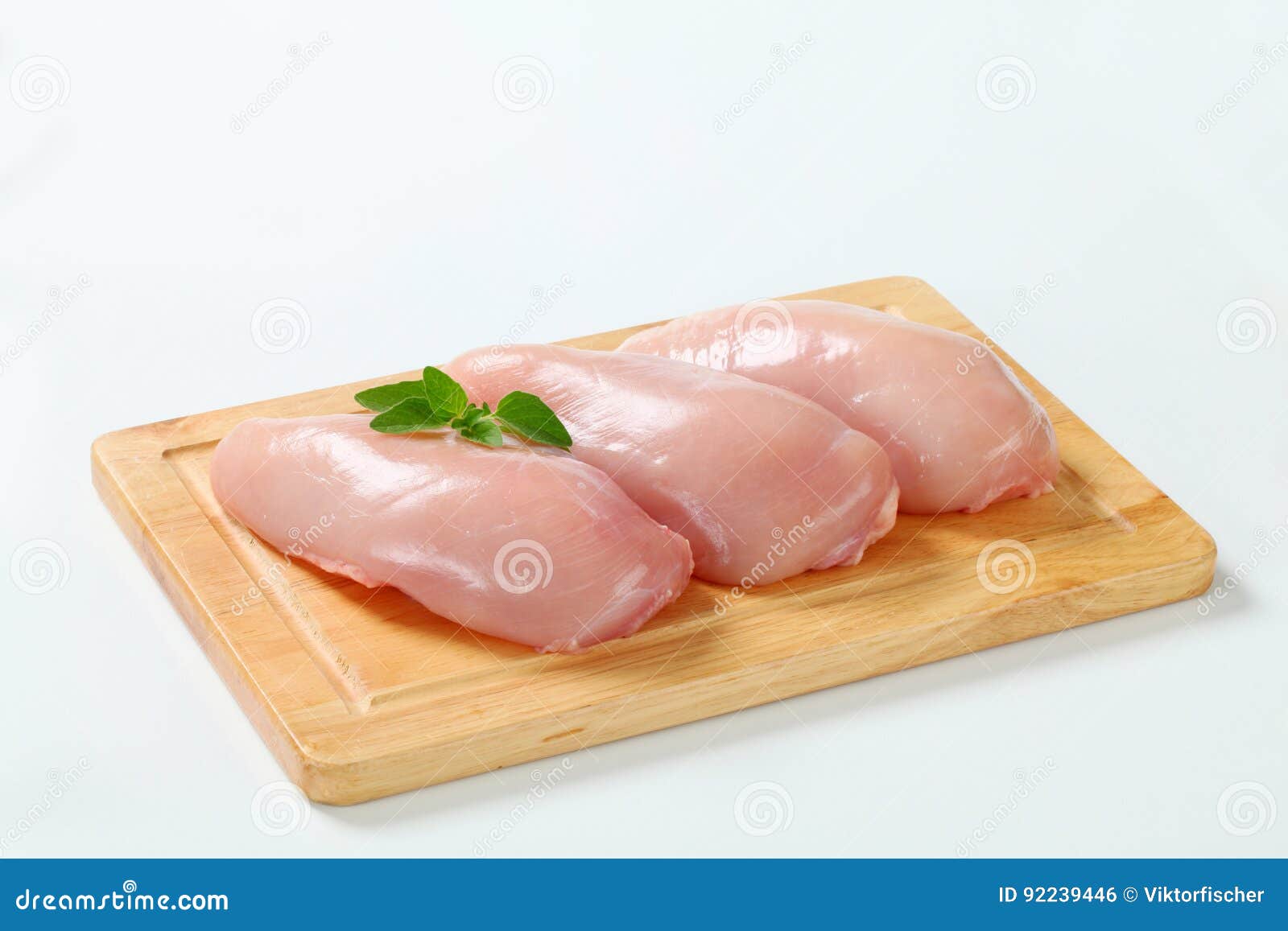 Raw Skinless Chicken Breast Fillets Stock Photo - Image of fresh ...