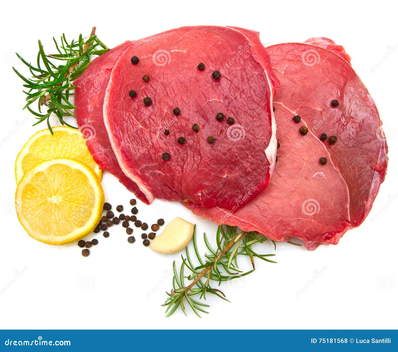 Raw Sliced Beef White Background Stock Photo - Image of beefsteak ...