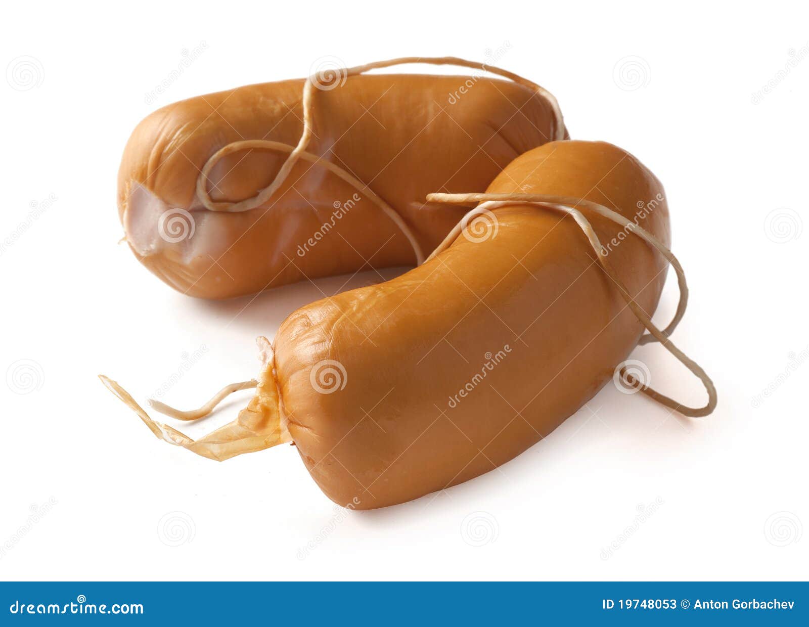 Raw small sausage stock image. Image of sosige, sausage - 19748053