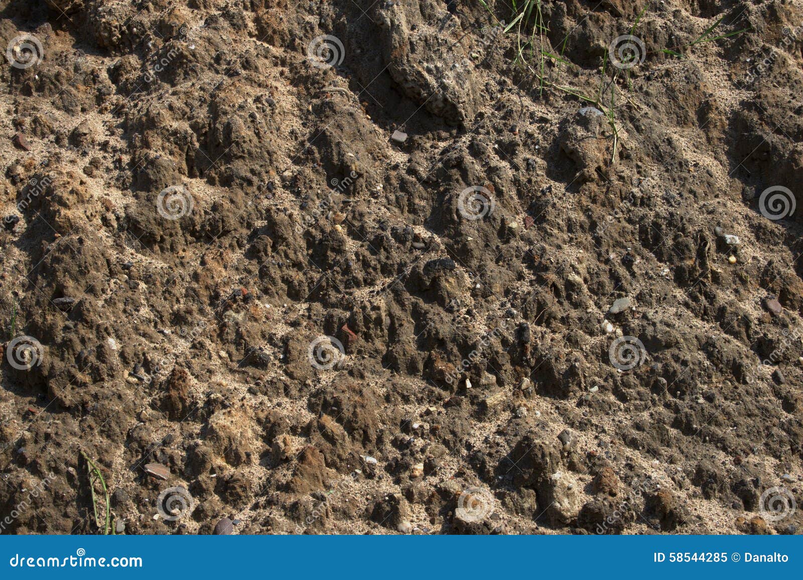 Raw soil stock image. Image of natural, dark, earth, element - 58544285