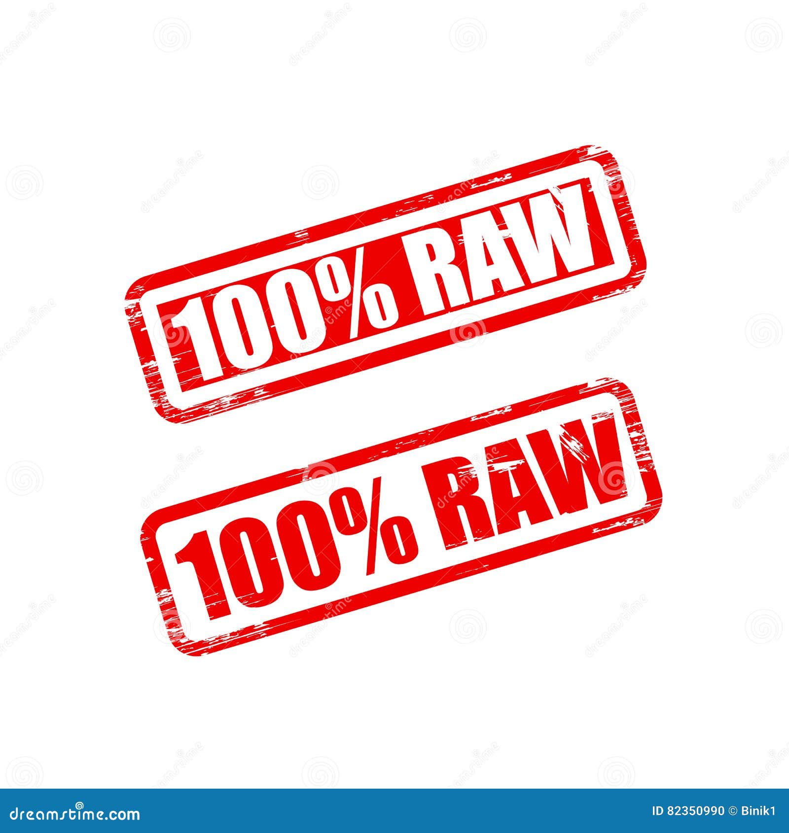 Raw stamp sign text red. stock vector. Illustration of message - 82350990