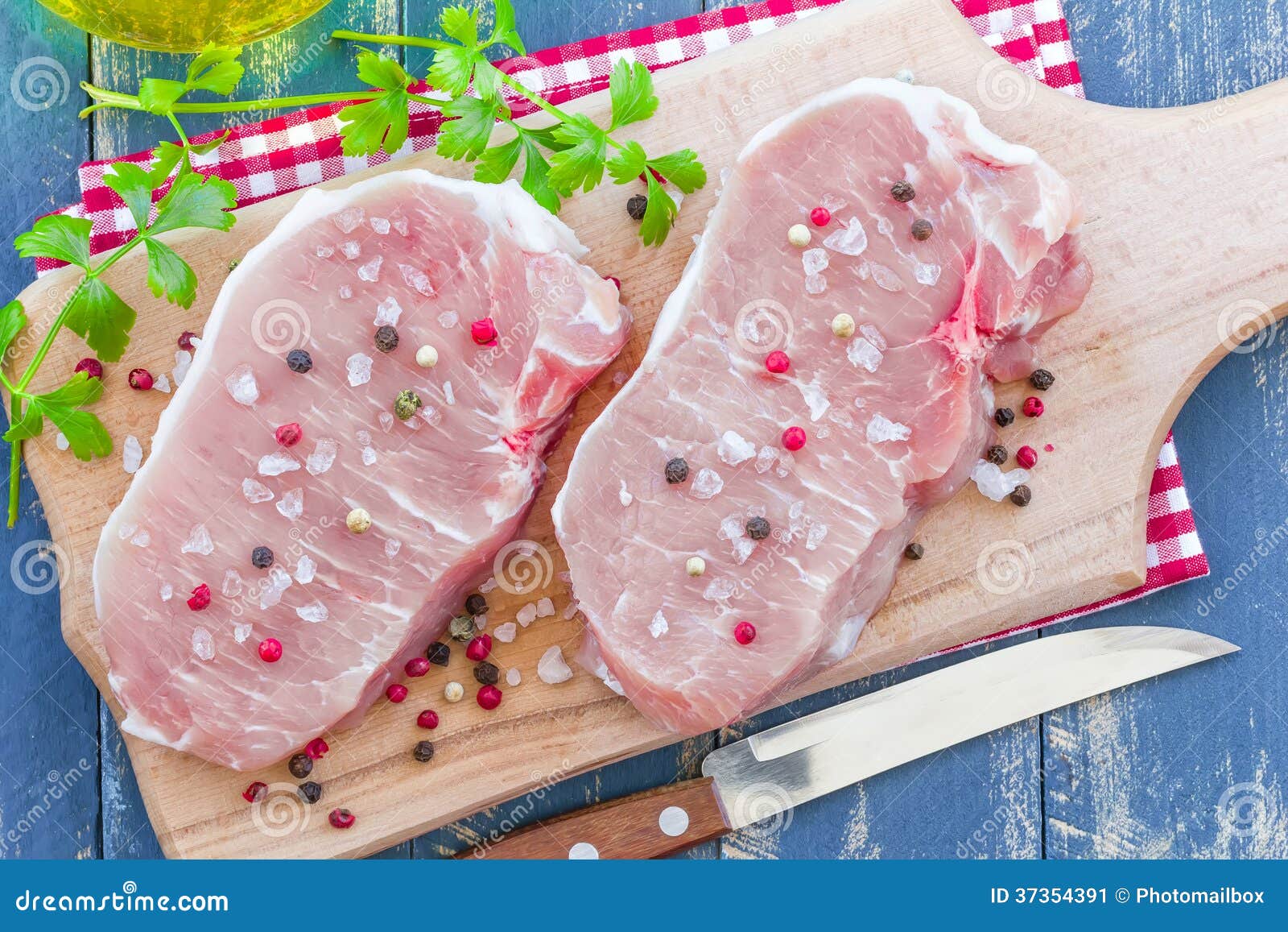 Raw steaks stock image. Image of meat, pork, juicy, butcher - 37354391