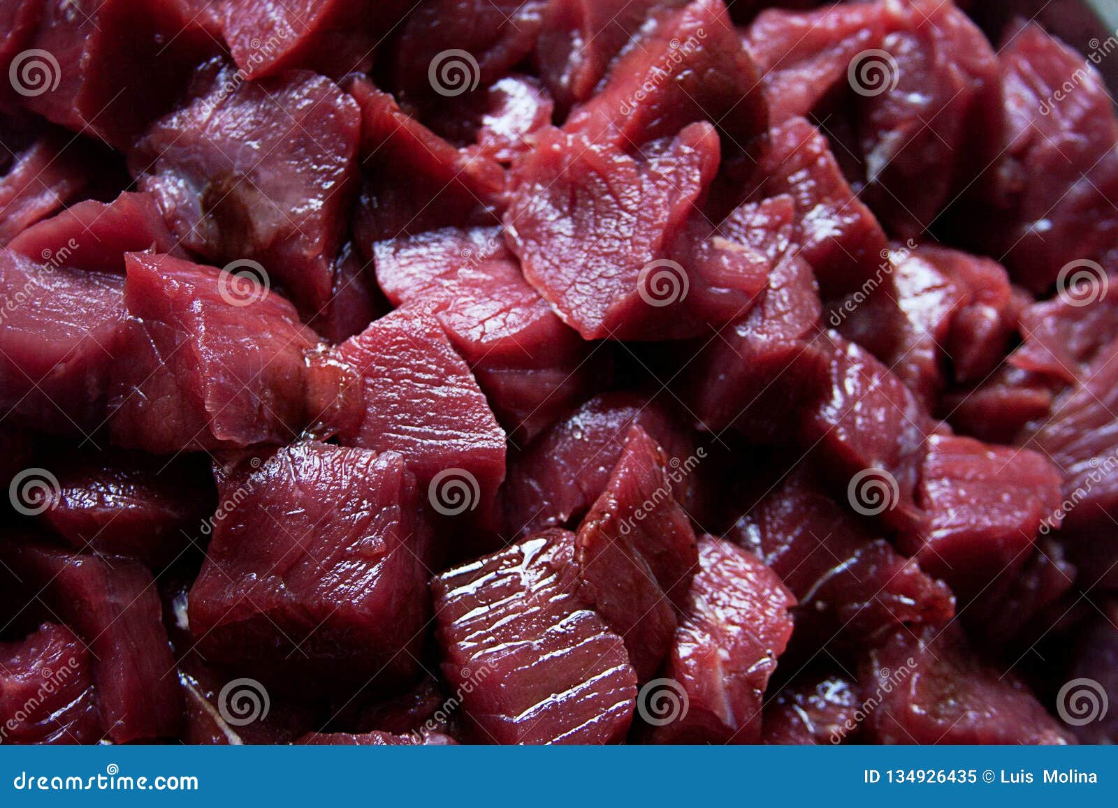 Raw Stew Beef close up stock image. Image of casserole - 134926435