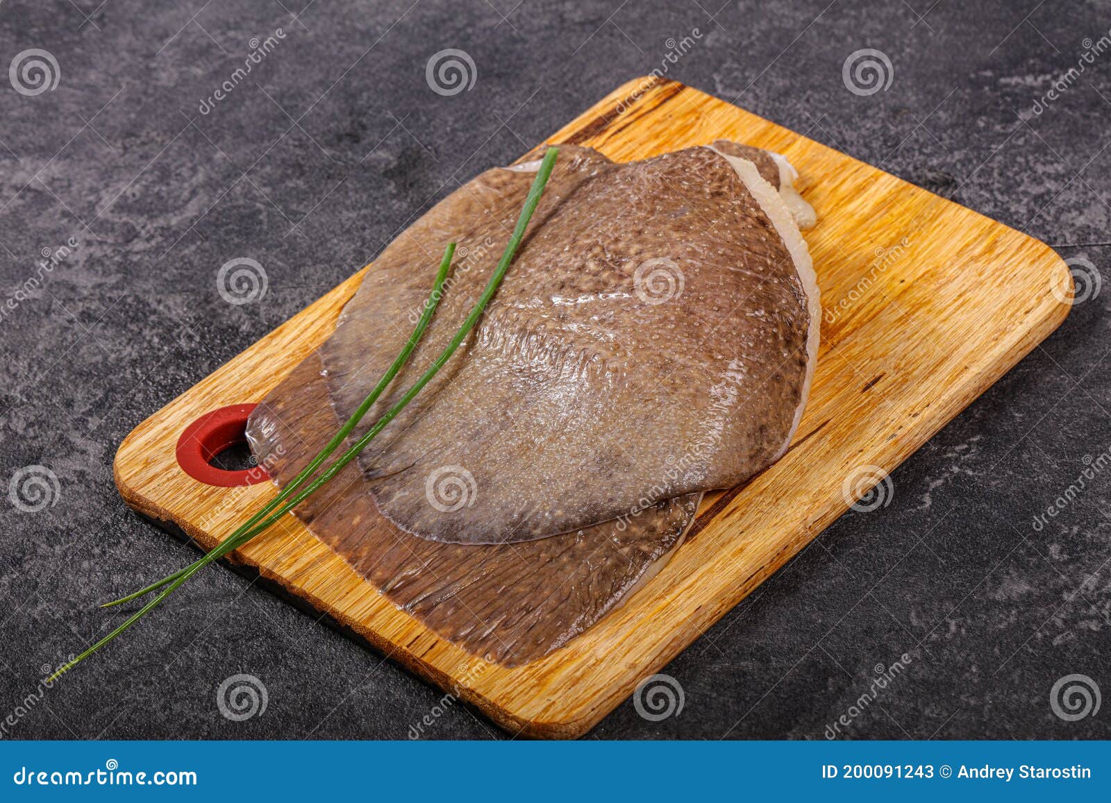 Raw Stingray Wings Fillet for Cooking Stock Image - Image of ingredient ...