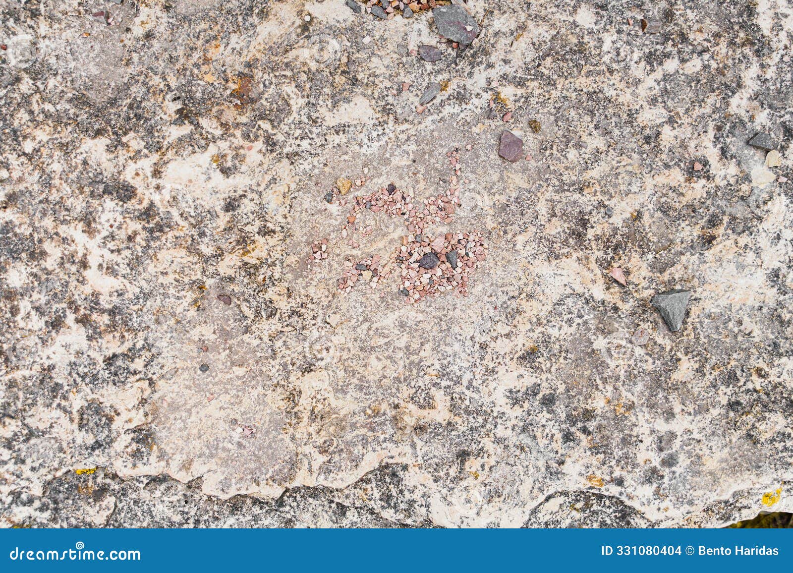 Raw Stone Floor Texture with Eroded Surface Stock Photo - Image of ...
