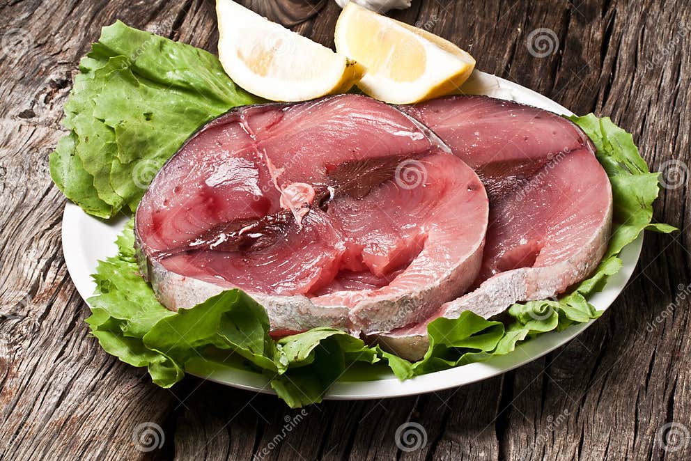 Raw swordfish on the table stock photo. Image of mediterranean - 21972112