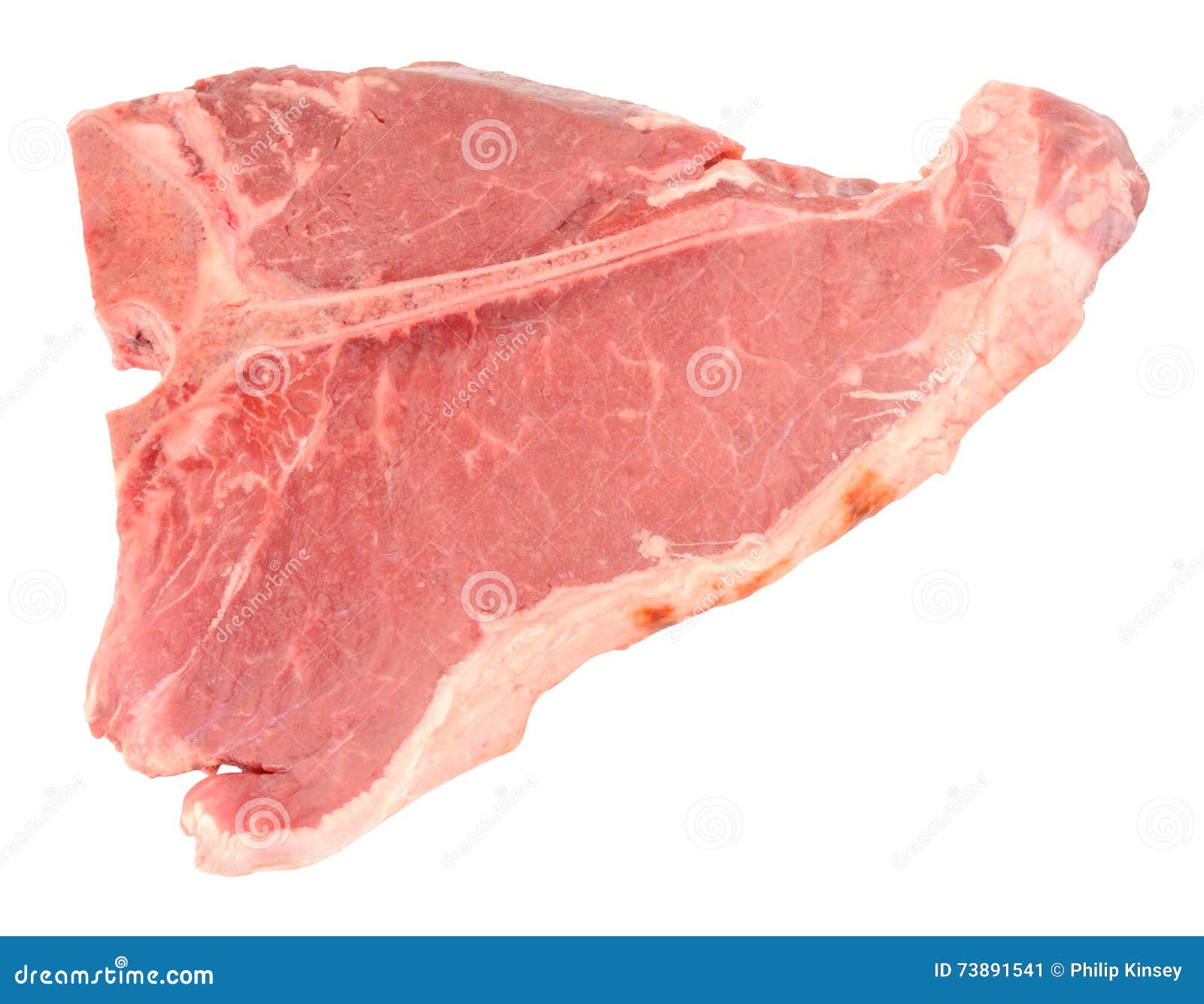 Raw T-Bone Steak stock image. Image of bone, loin, cattle - 73891541