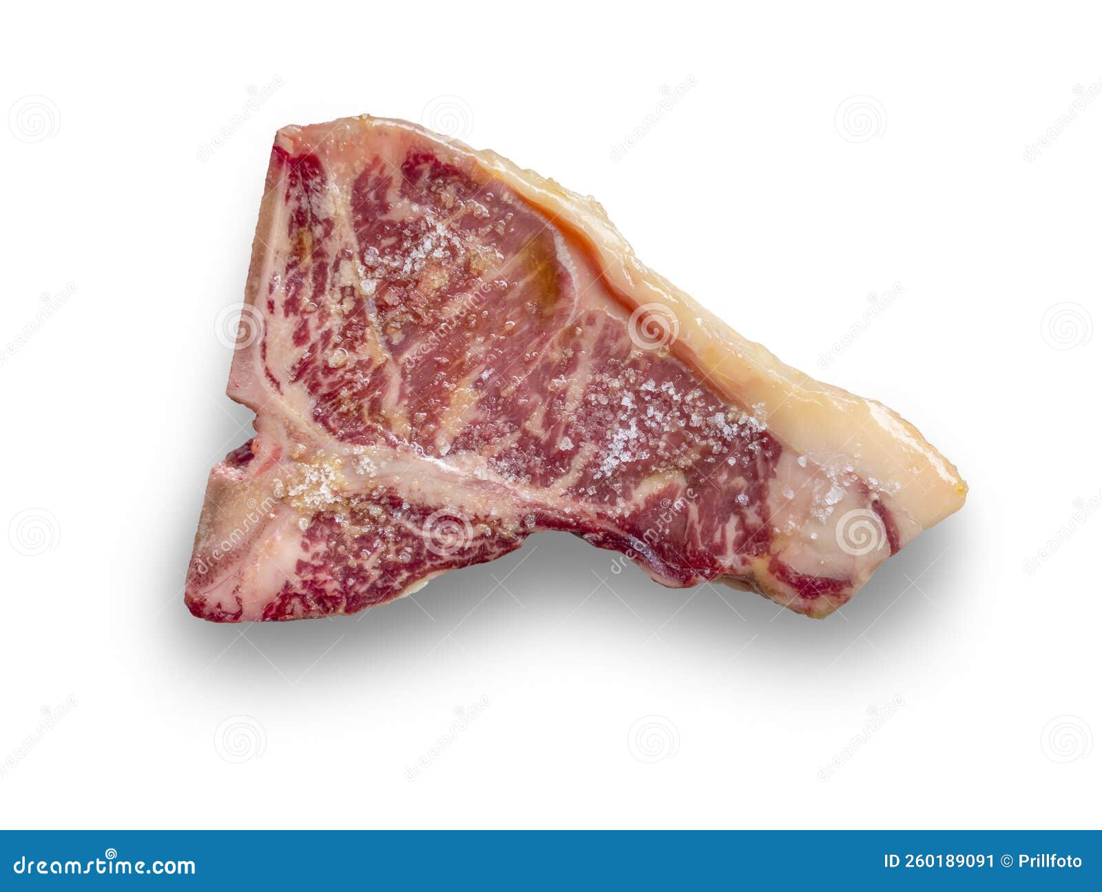 Raw T-bone steak stock image. Image of tbone, barbecue - 260189091