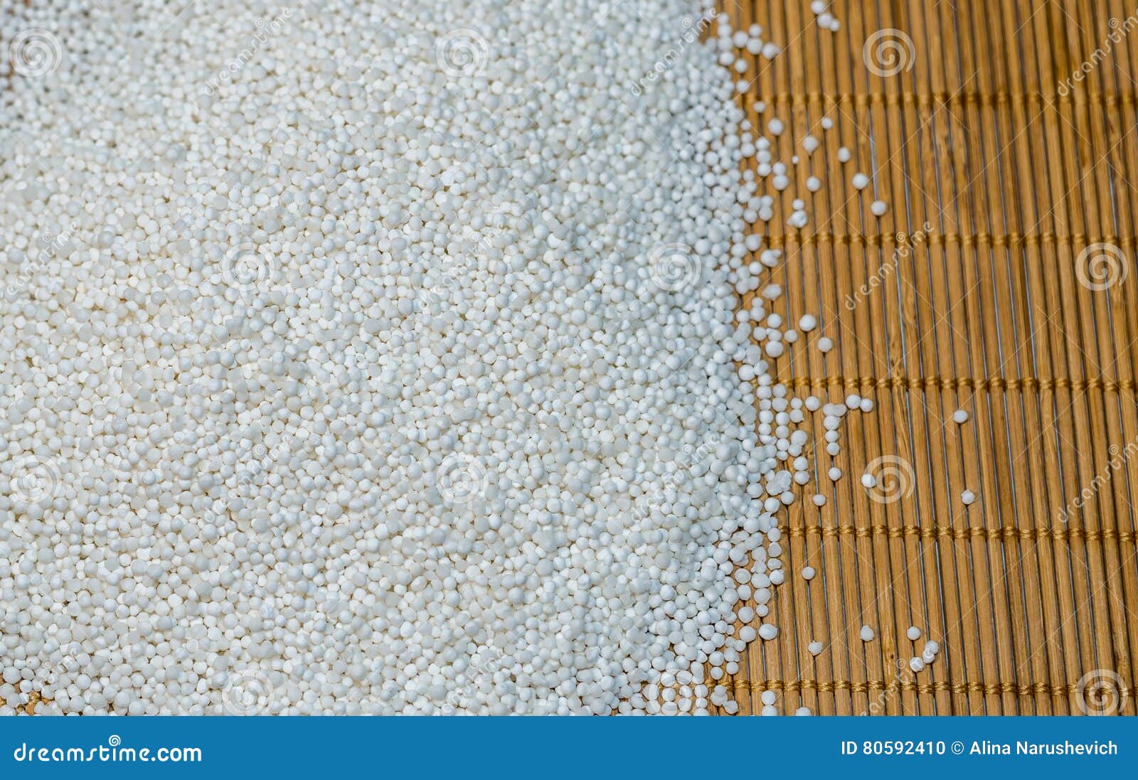 Raw Tapioca Seeds on the Wooden Mat Stock Photo - Image of heap, color ...
