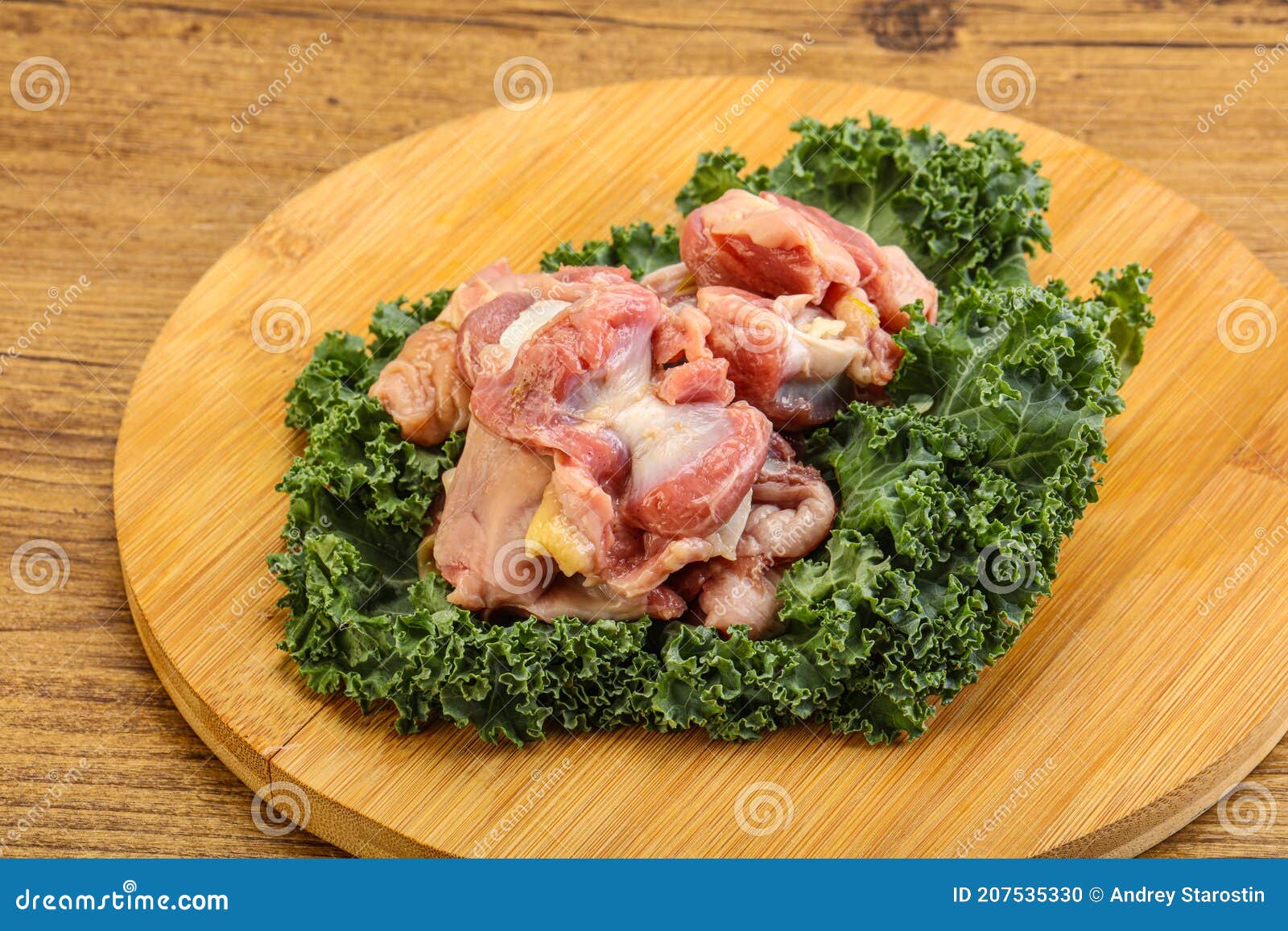 Raw Chicken Stomach for Cooking Stock Photo - Image of studio, white ...