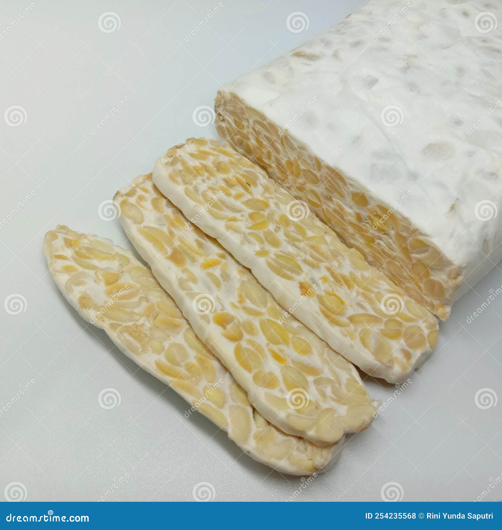 Tempe - Uncooked Soybean Cake Royalty-Free Stock Photography ...