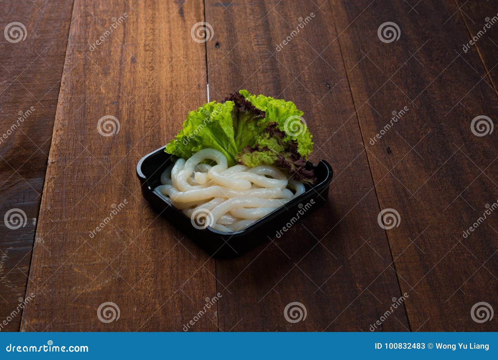 Raw thick white noodle stock image. Image of gourmet - 100832483