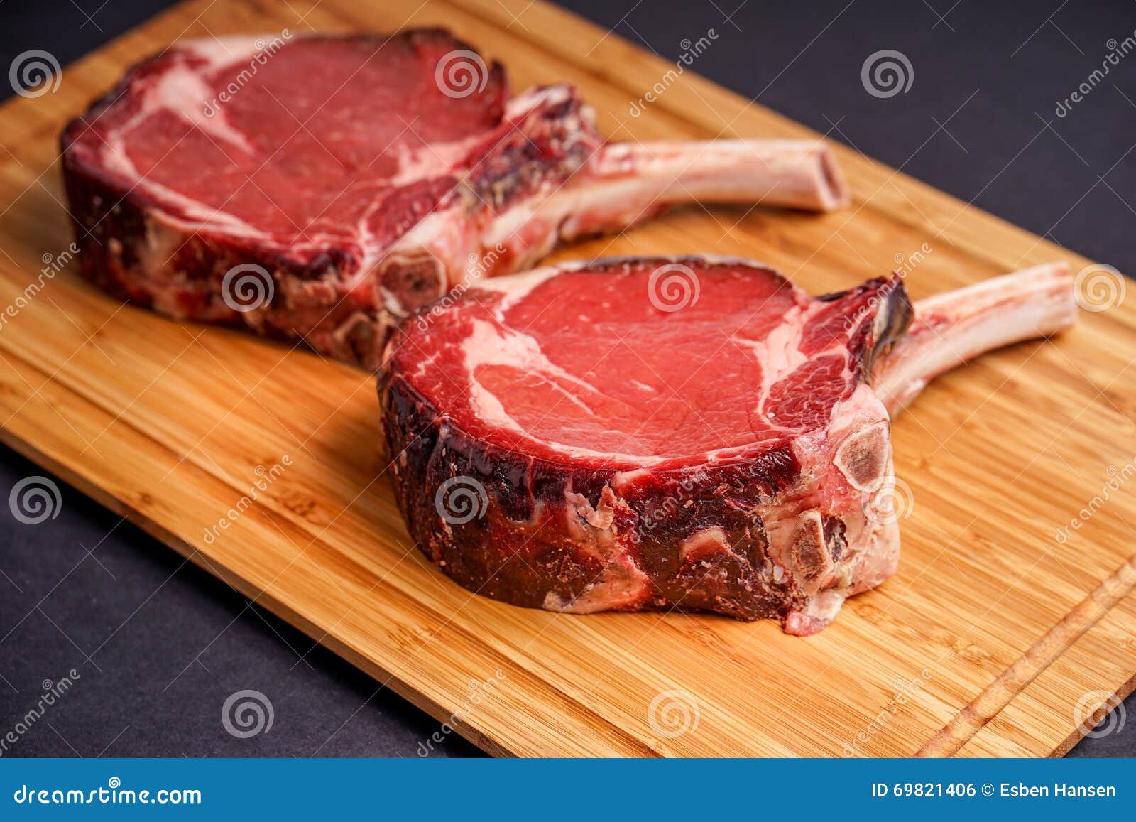 Raw Tomahawk Steak stock photo. Image of huge, large - 69821406