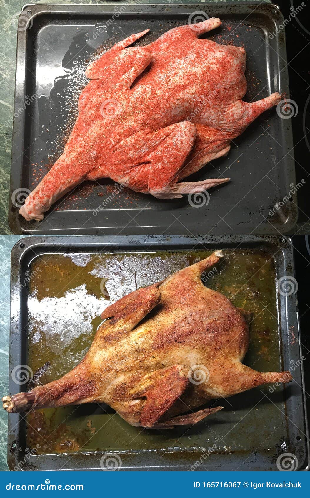 Roasted and raw duck stock image. Image of butcher, meat - 165716067