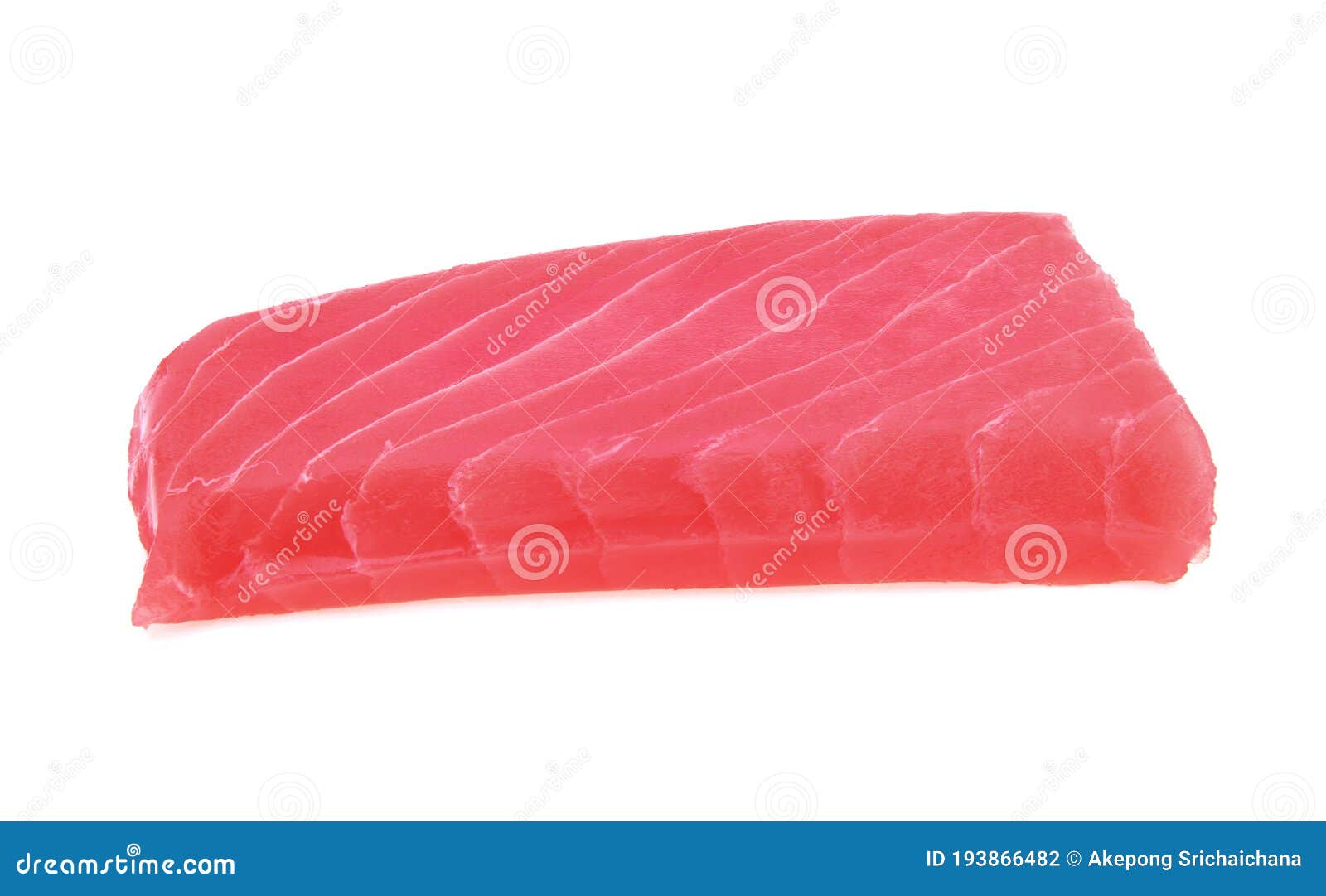 Raw Tuna Fish Isolated on White Background Stock Photo - Image of ...