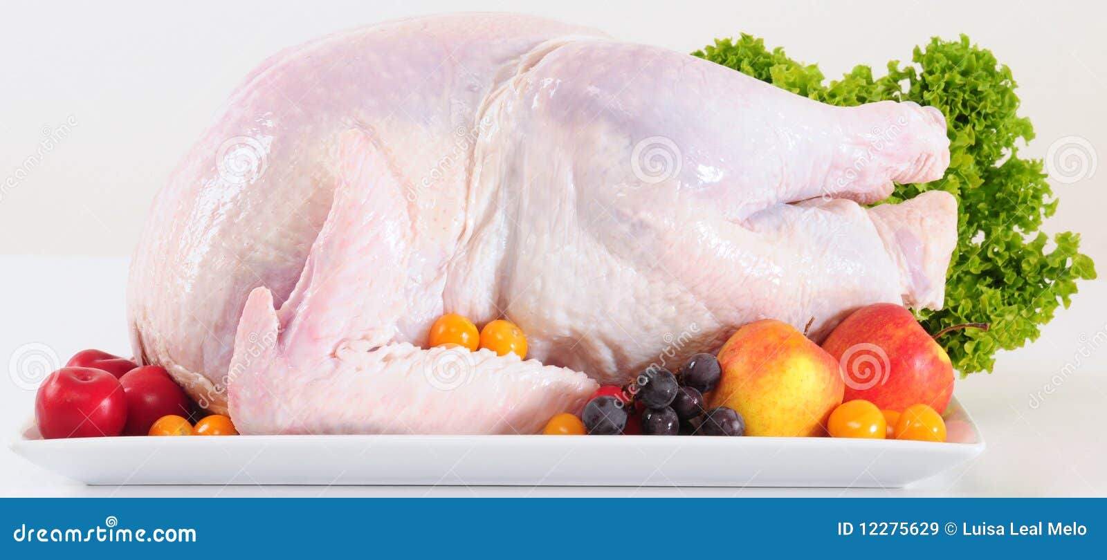 Raw turkey. stock image. Image of prepare, meal, preparation - 12275629