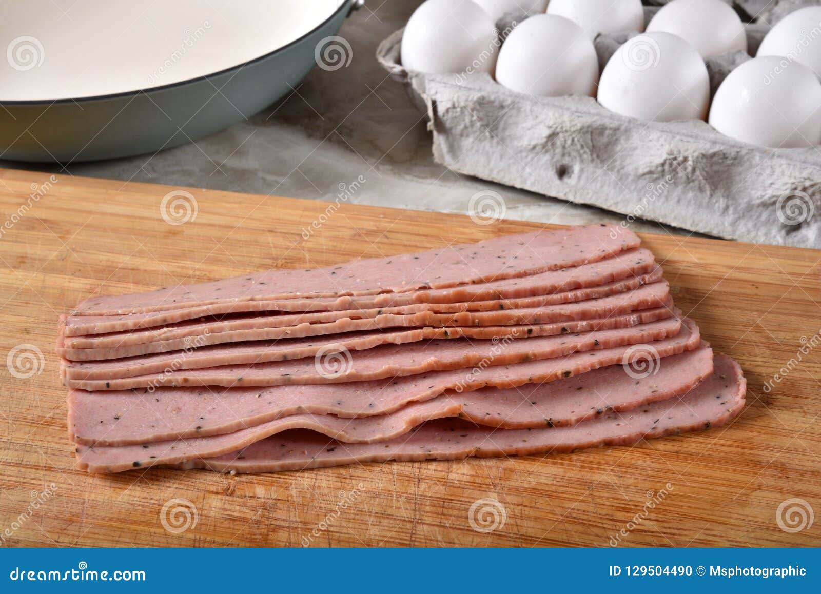 Raw Organic Turkey Bacon Slices Stock Photo - Image of food, dozen ...