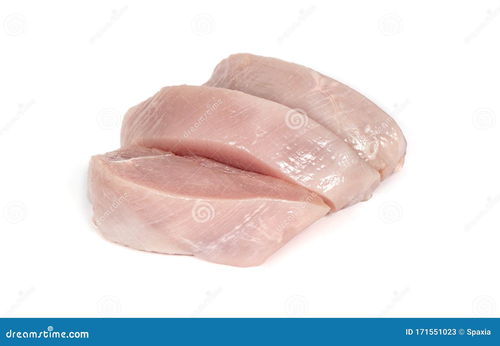Raw Turkey Fillet Meat Isolated Stock Image - Image of grocery, fillet ...