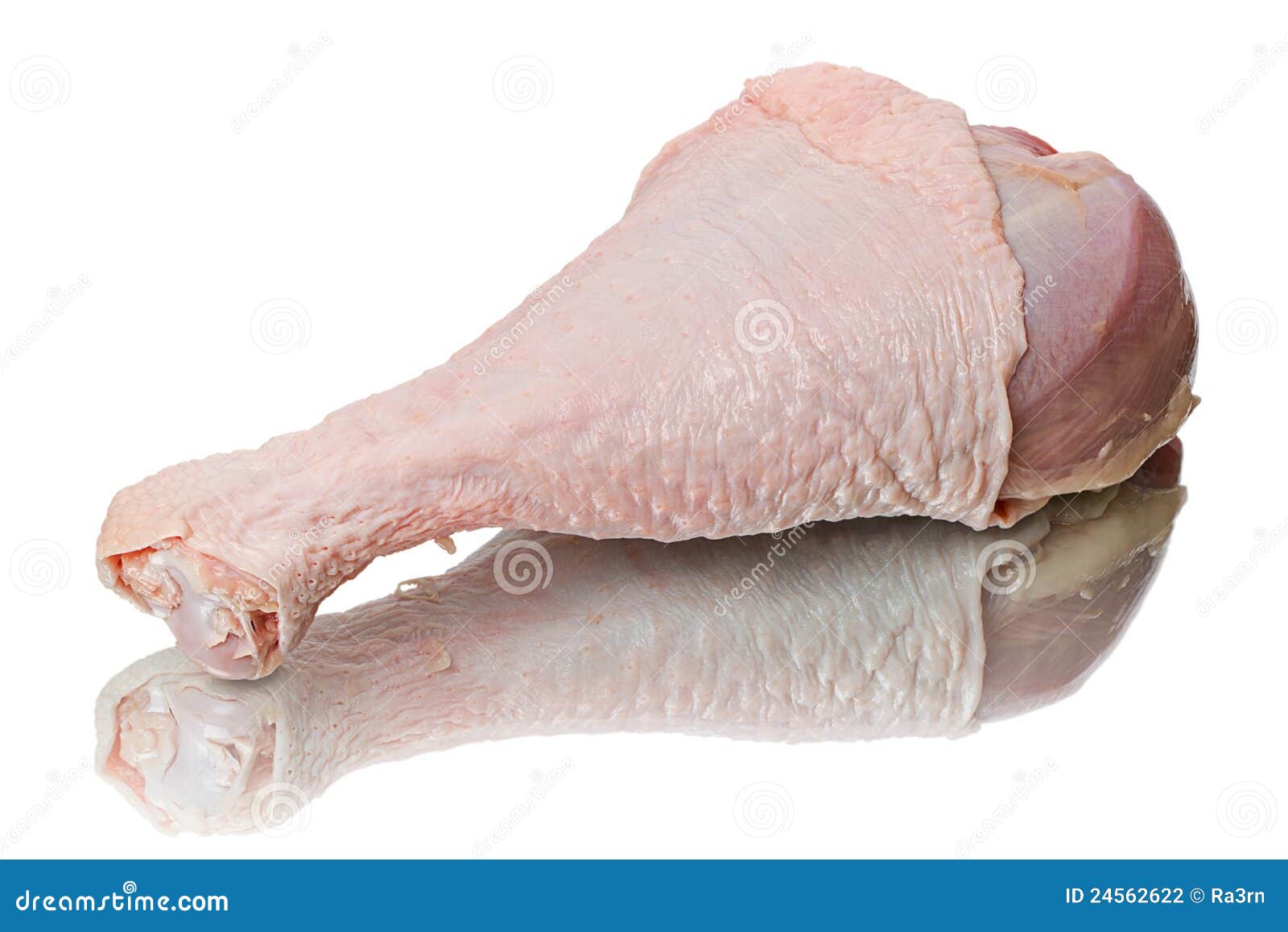 RAW Turkey Leg Stock Photography - Image: 24562622