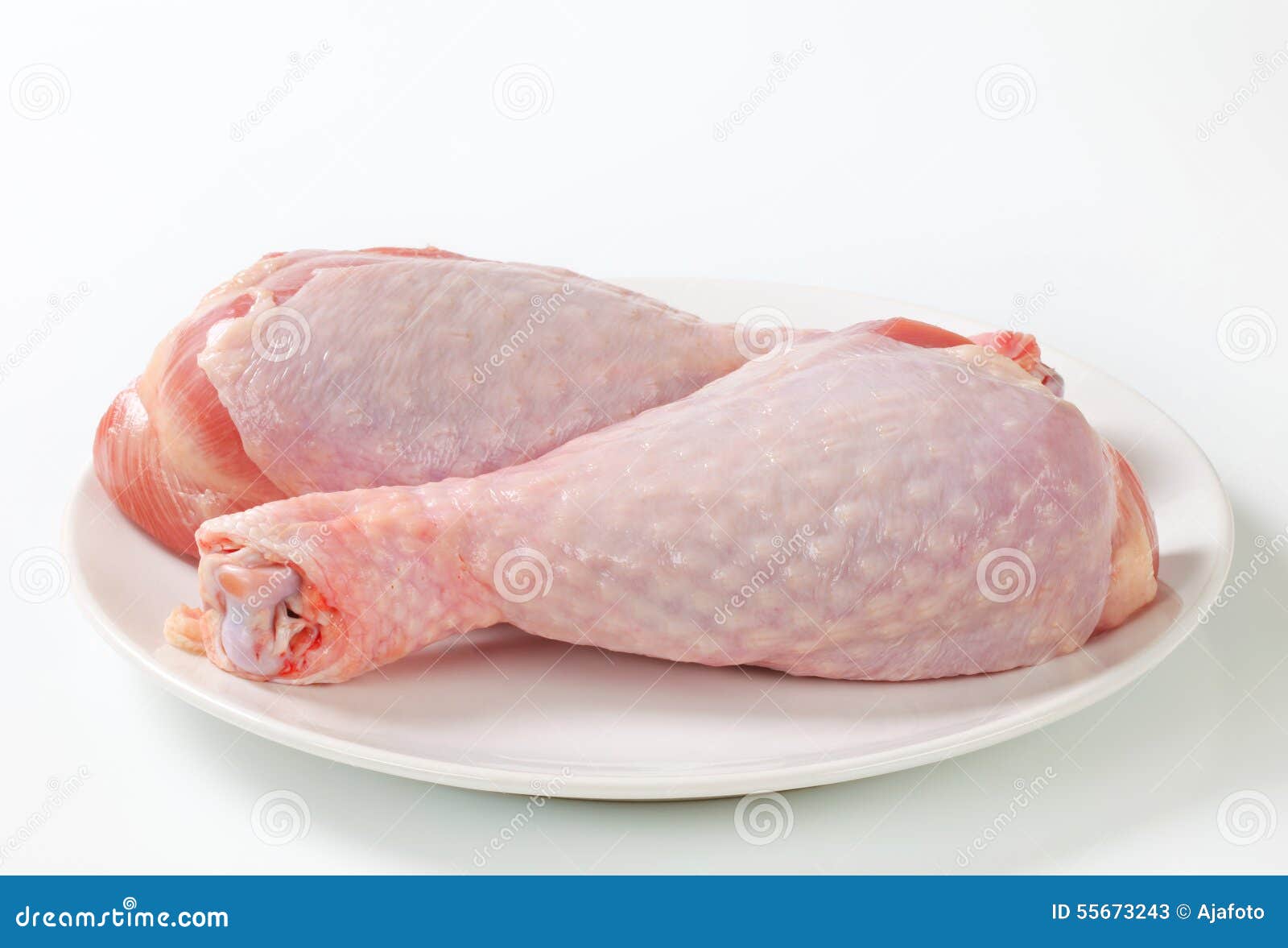 Raw turkey legs stock image. Image of white, meat, fresh - 55673243