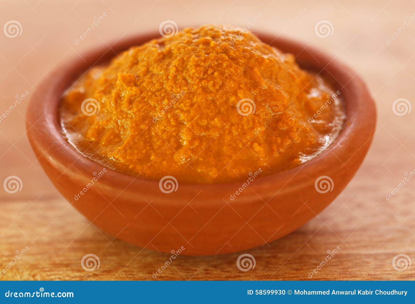 Raw Turmeric Paste in a Bowl Stock Photo - Image of turmeric, indian ...