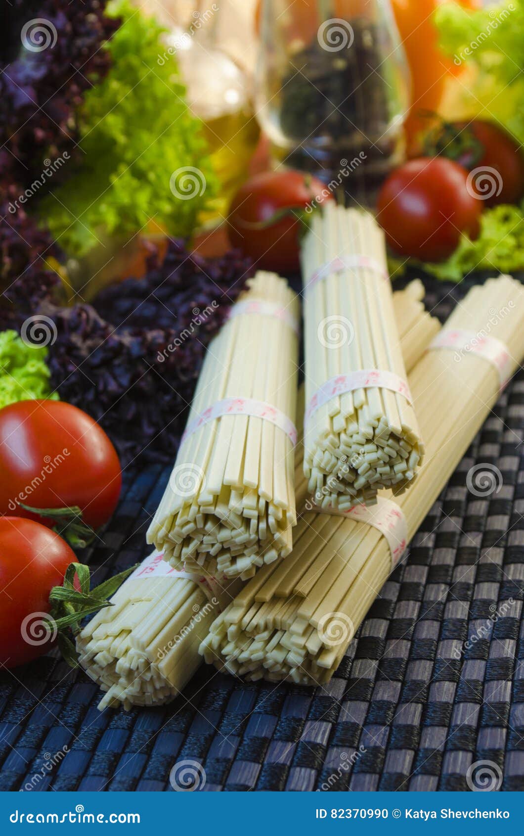 Raw udon noodles stock photo. Image of food, traditional - 82370990