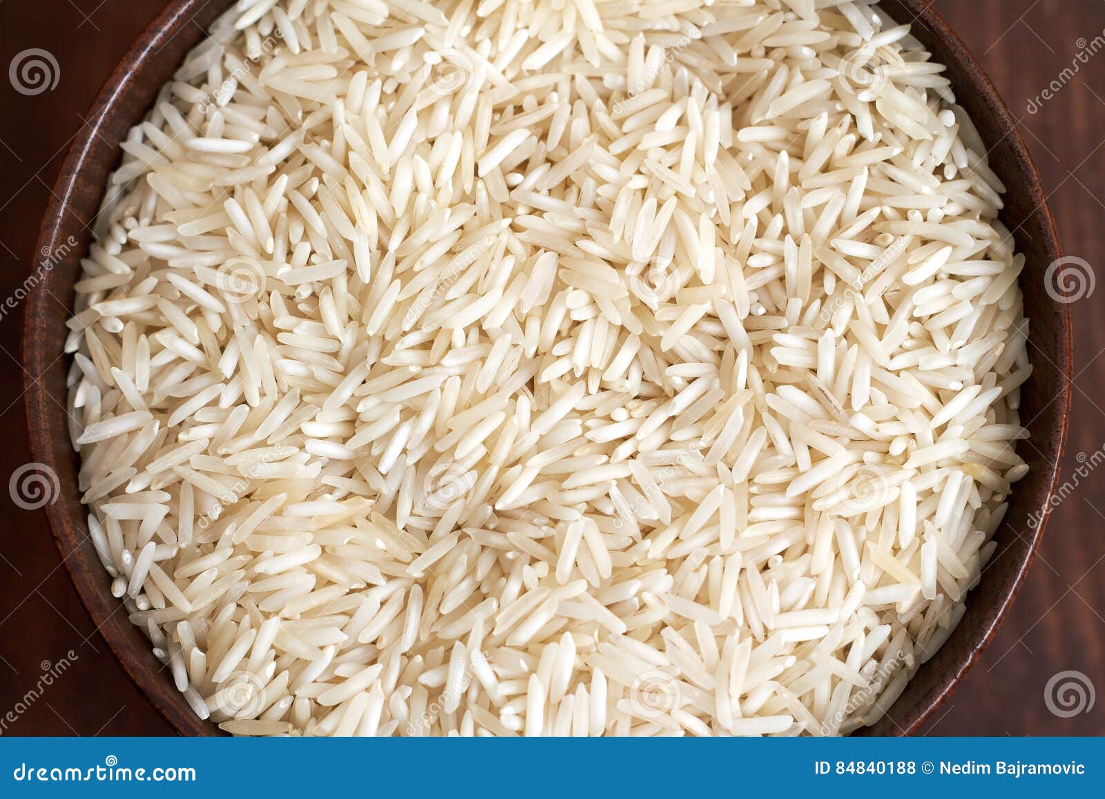 Raw uncooked basmati rice stock photo. Image of aerial - 84840188