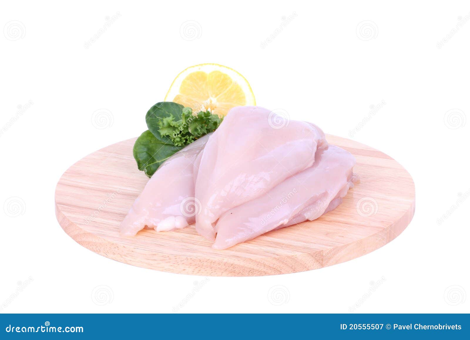 Raw Uncooked Chicken Fillet Stock Image - Image of cuisine, green: 20555507