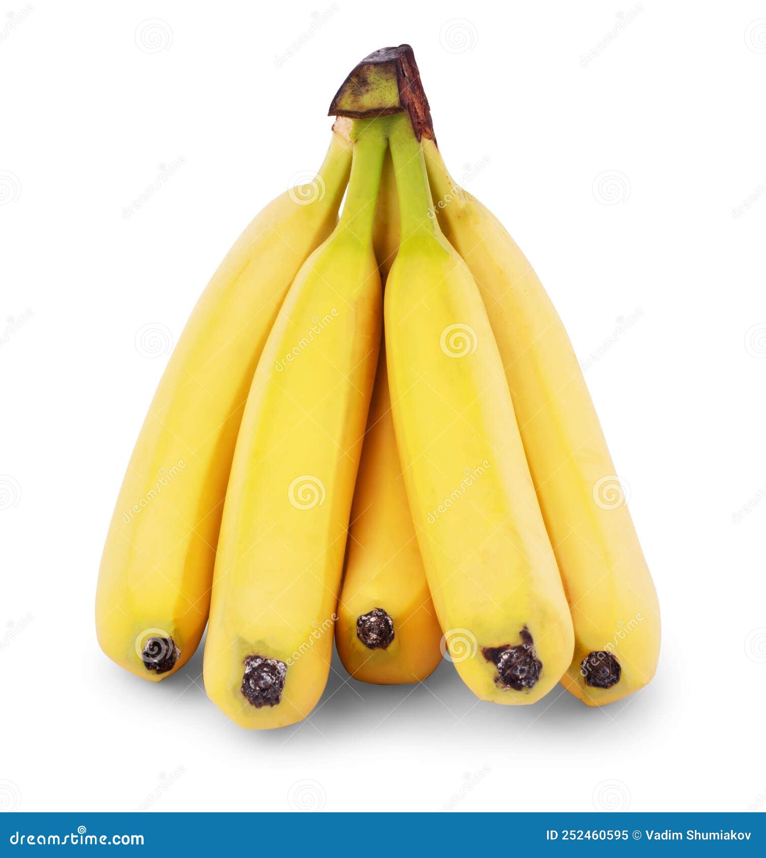 Raw Unpeeled Banana Laying on White Background Stock Image - Image of ...