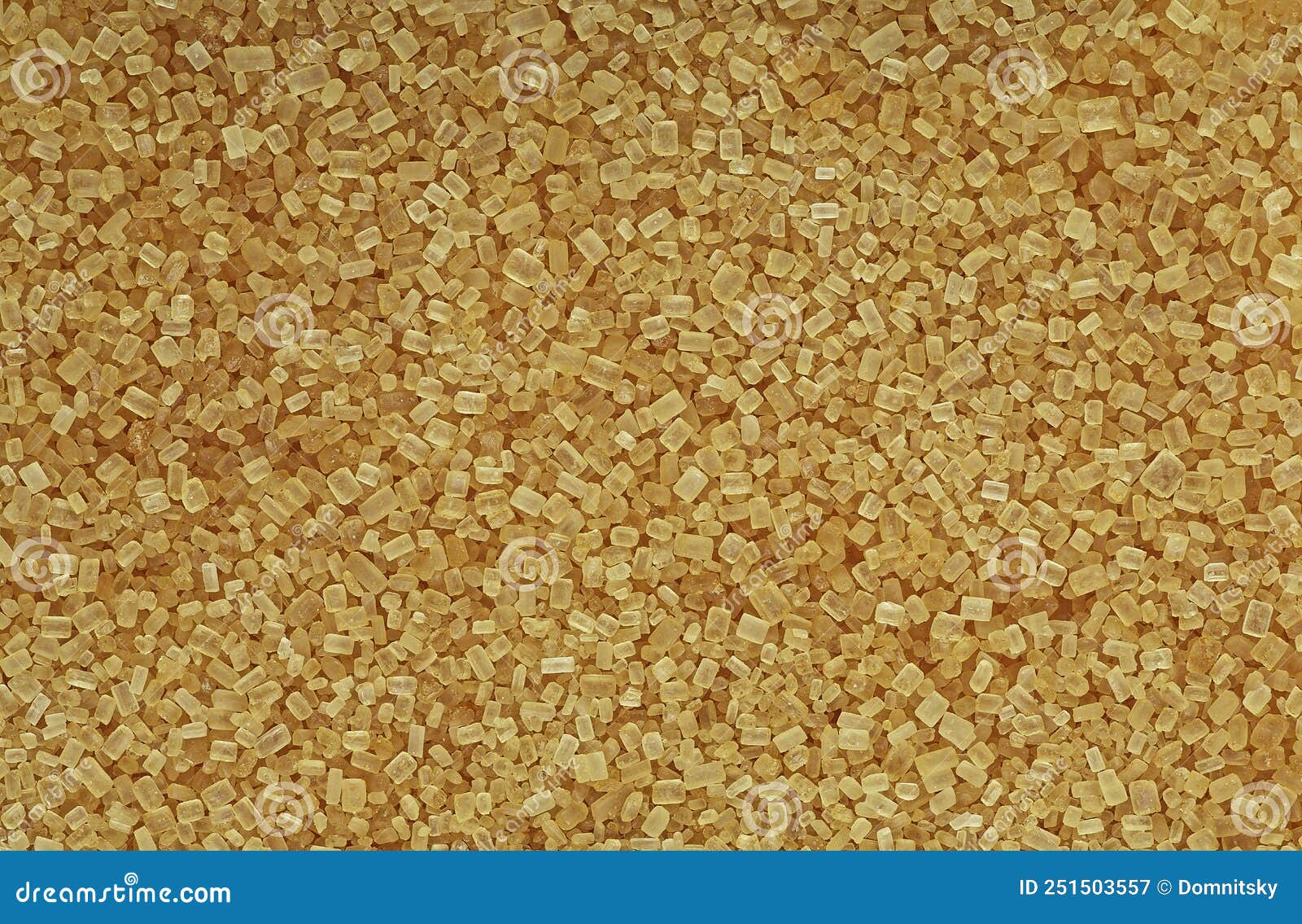Raw Unrefined Cane Sugar, Top View. Brown Sugar Texture, As Background ...