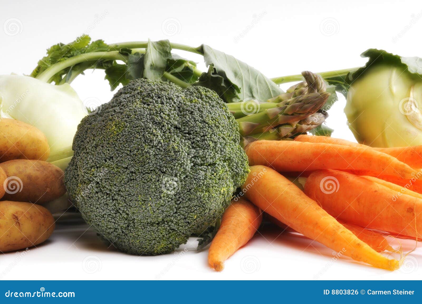 Raw vegetables stock photo. Image of group, organic, isolation - 8803826