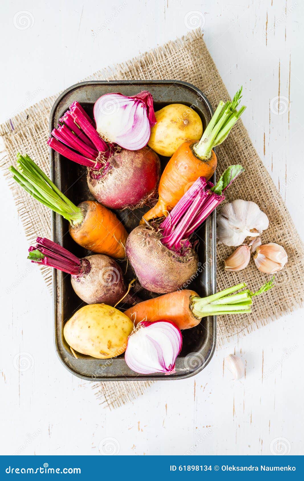 Raw Vegetables Ready for Roasting Stock Photo - Image of summer, rural ...