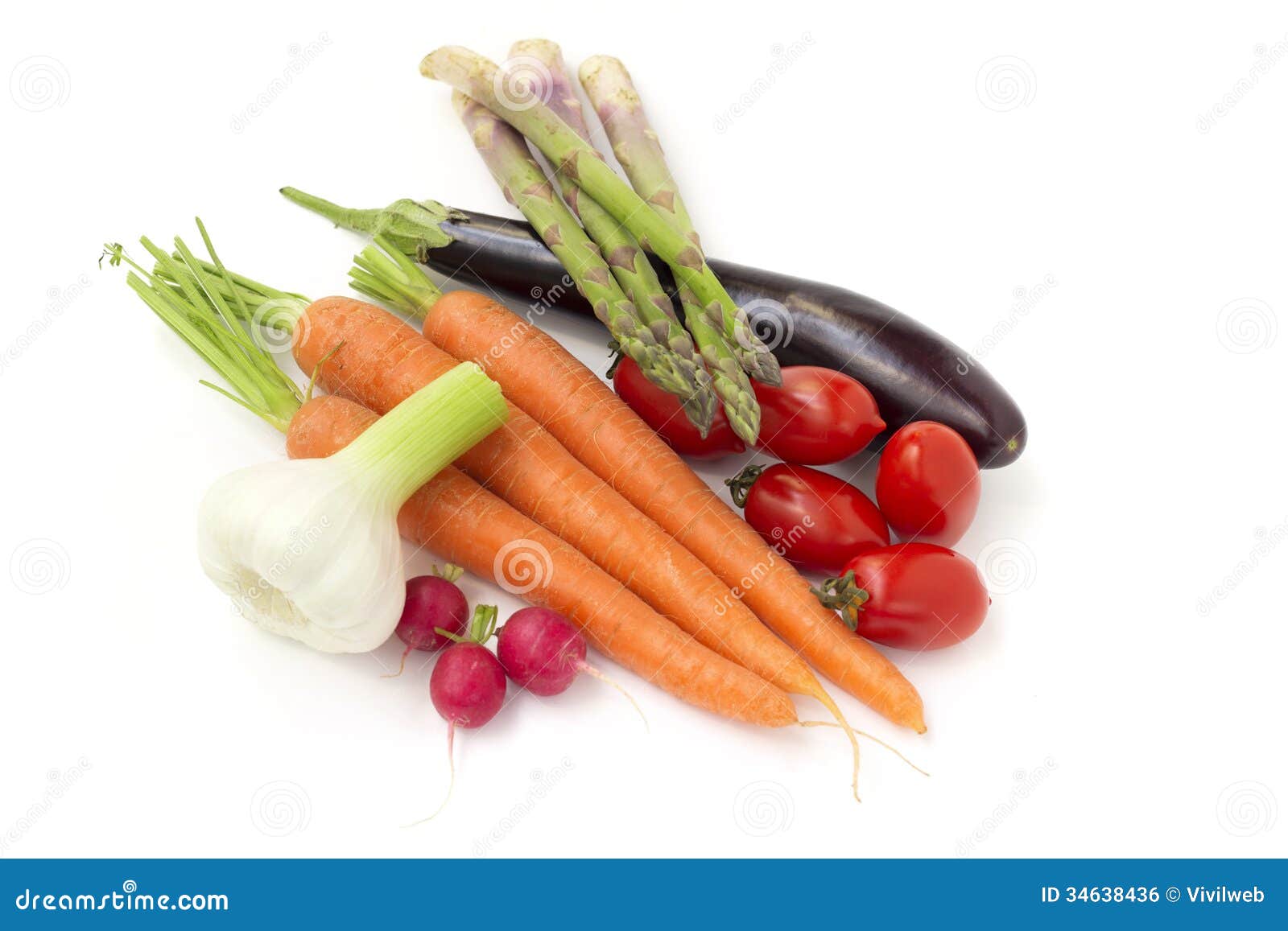 Raw vegetables stock photo. Image of eating, isolated - 34638436
