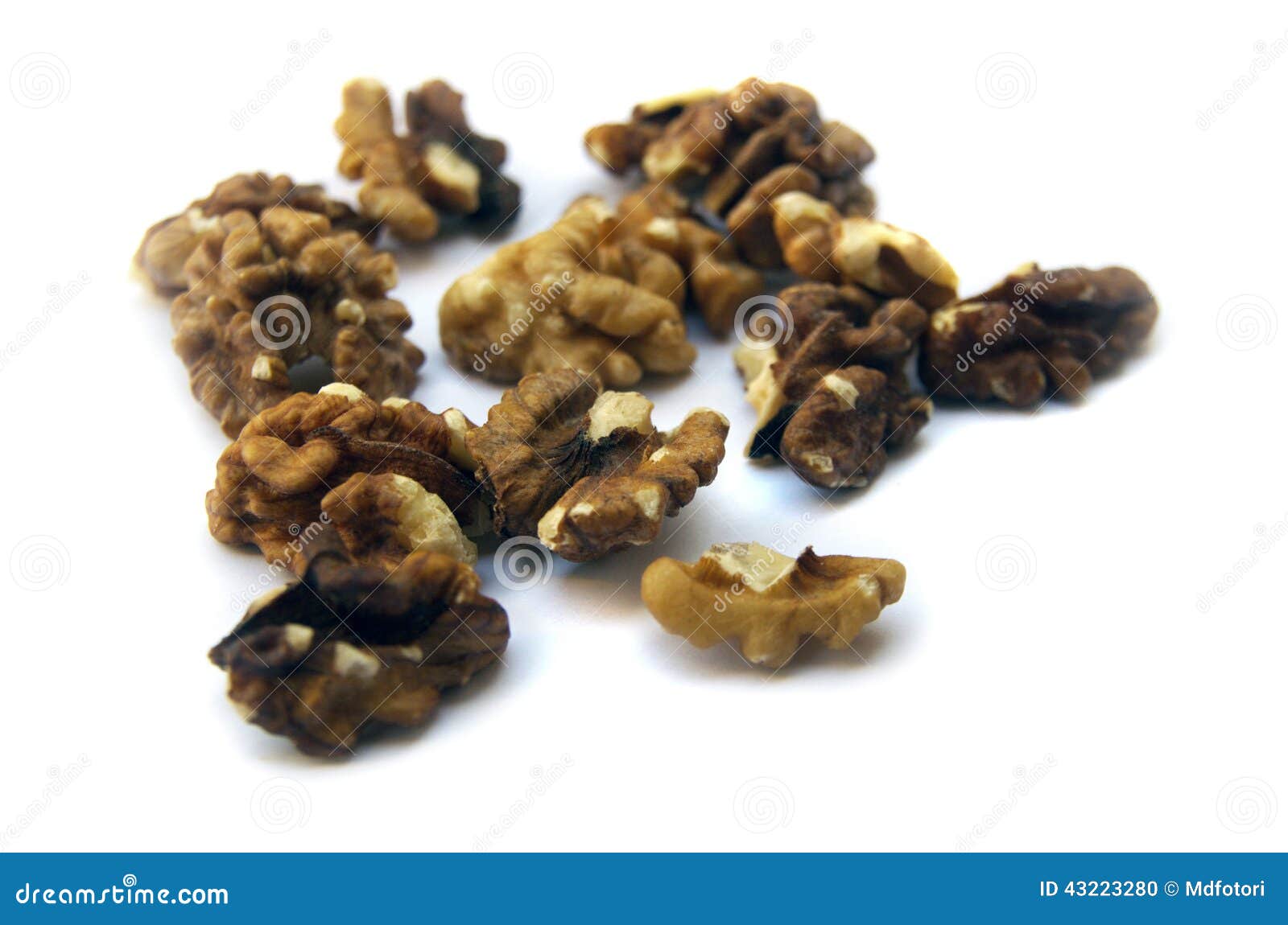 Raw Walnuts Isolated on White Stock Photo - Image of blurry, culinary ...