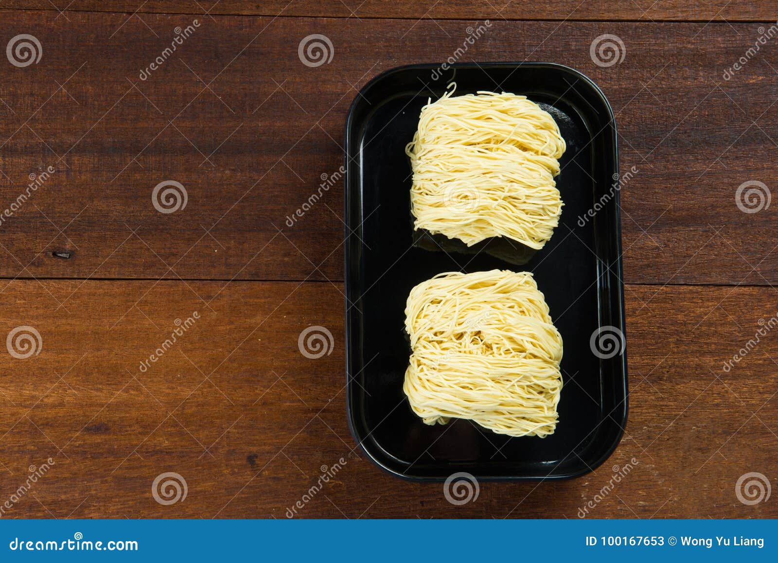Raw wanton noodle stock image. Image of fresh, chinese - 100167653
